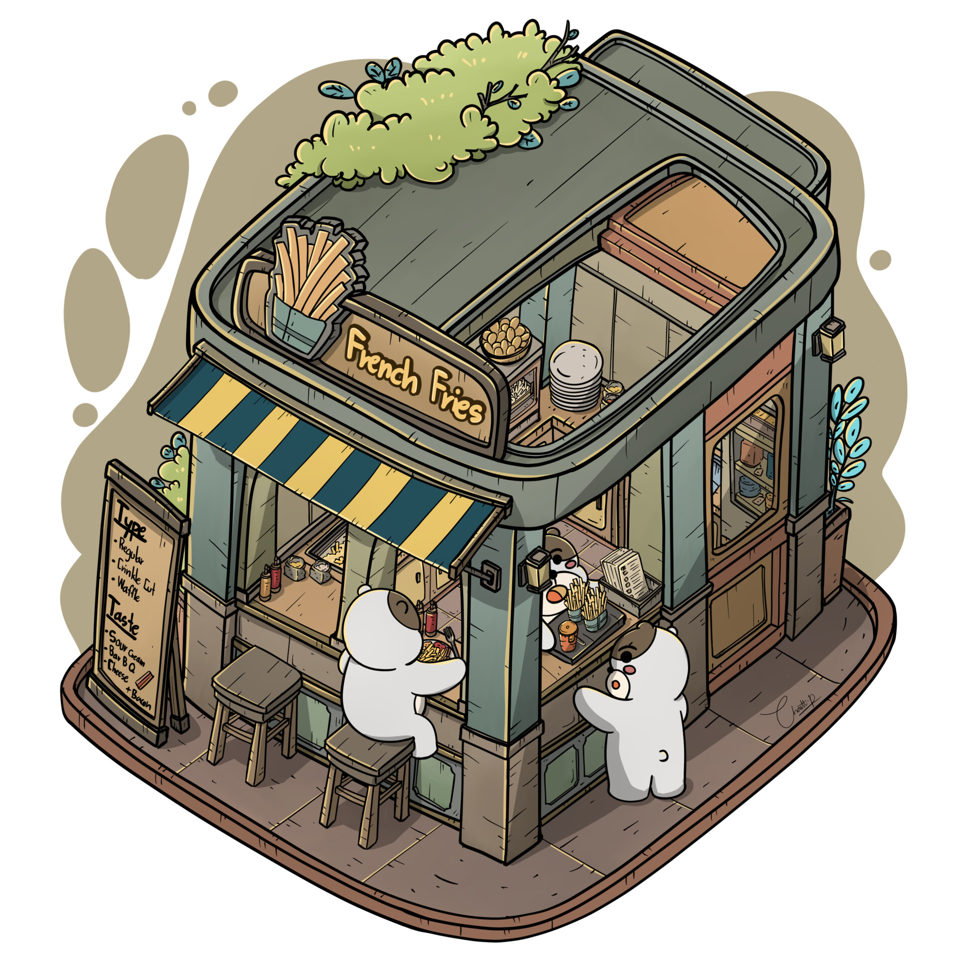 ArtStation - French Fries shop