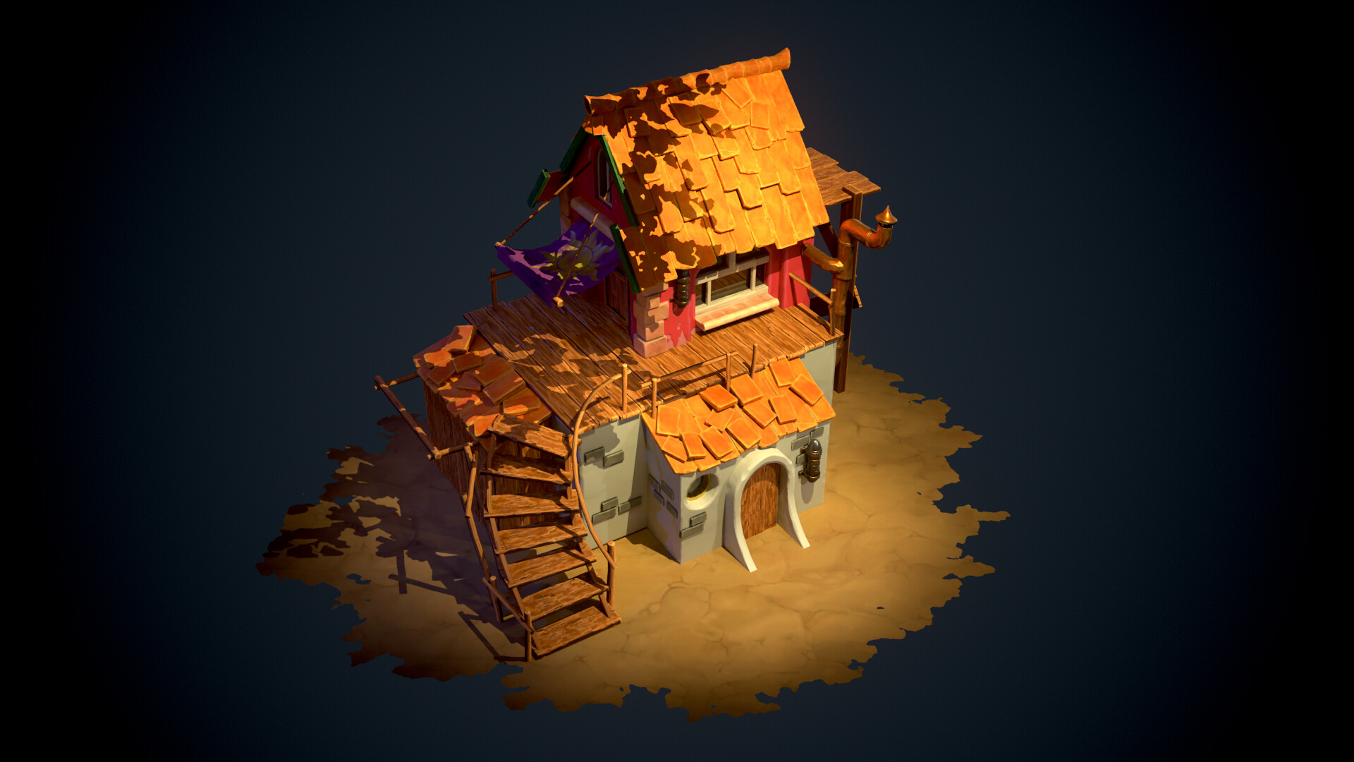 ArtStation - Stylized House