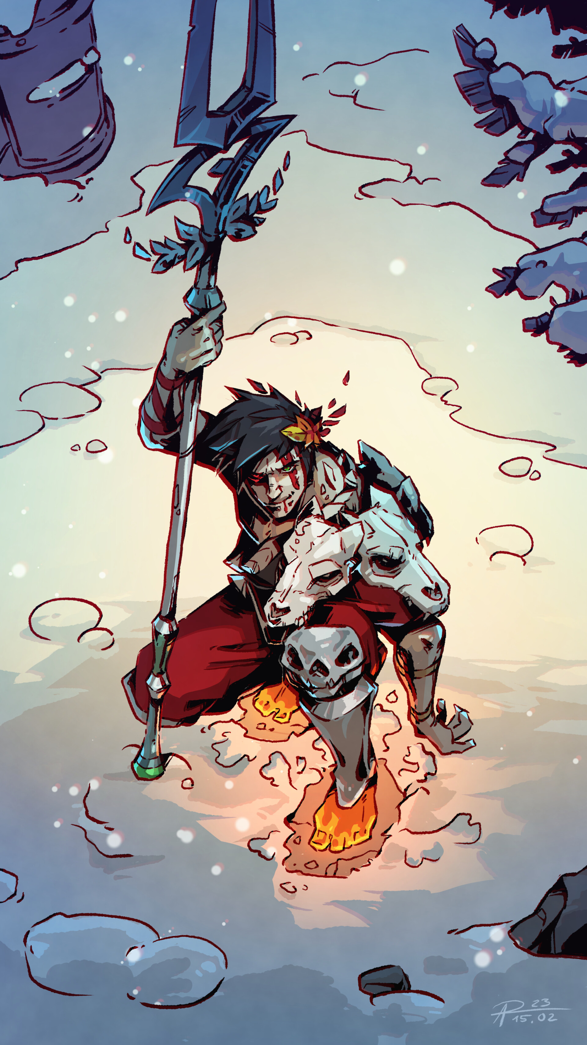 ArtStation - ComicPanel: Boss Fight (FanArt:"Hades")