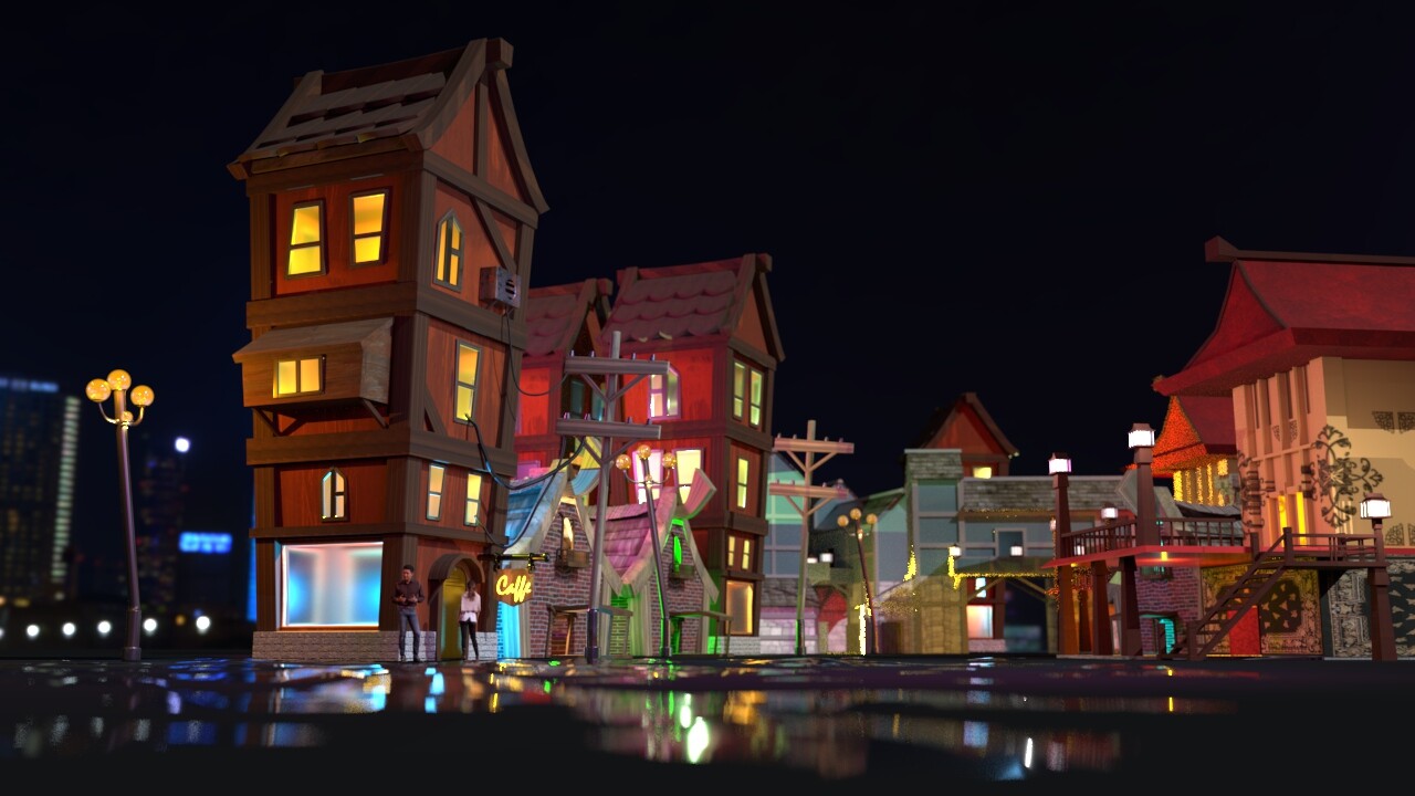 ArtStation - 3D City