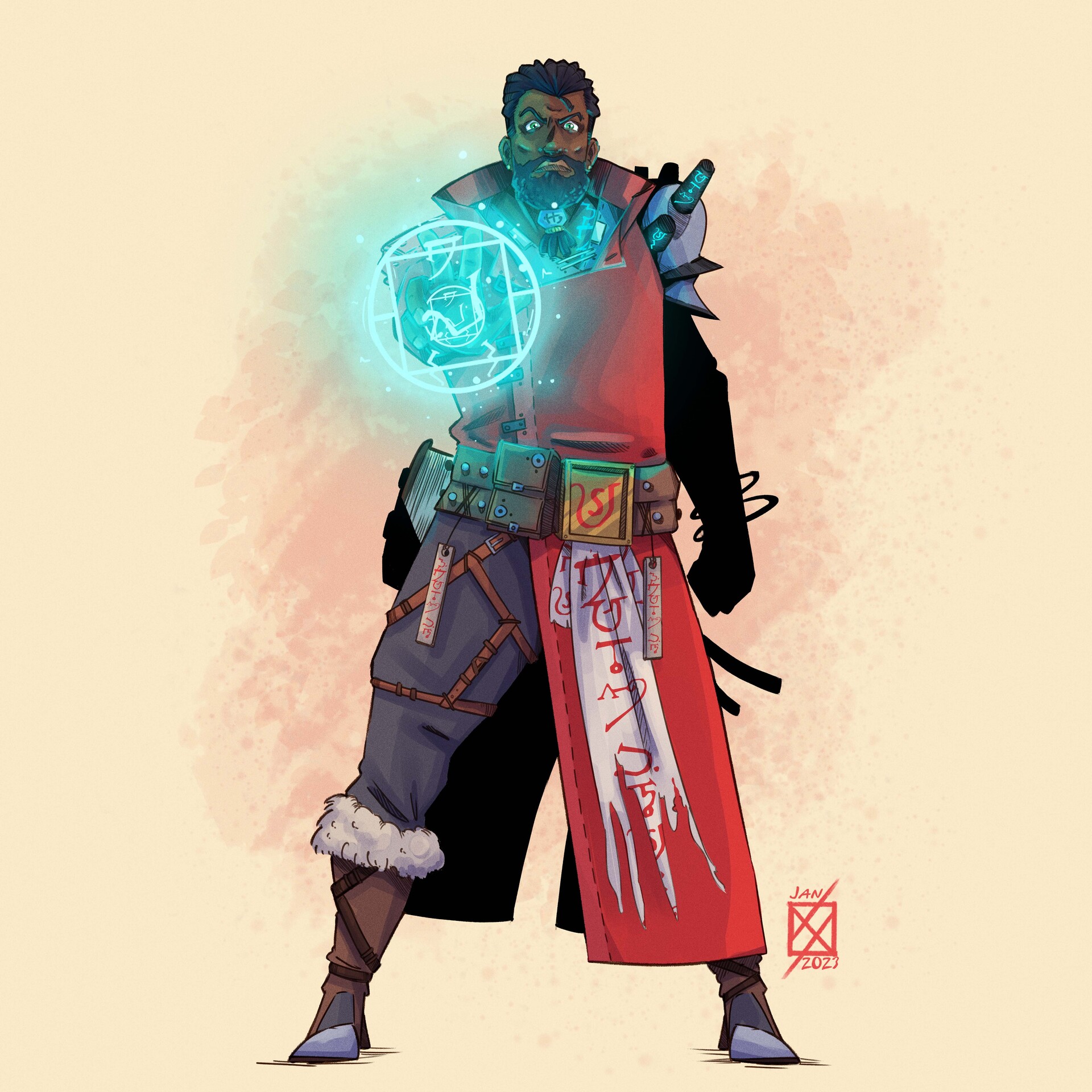 Lewis Phillips - Geir, Rune Weaver of the Royal Scarian Army