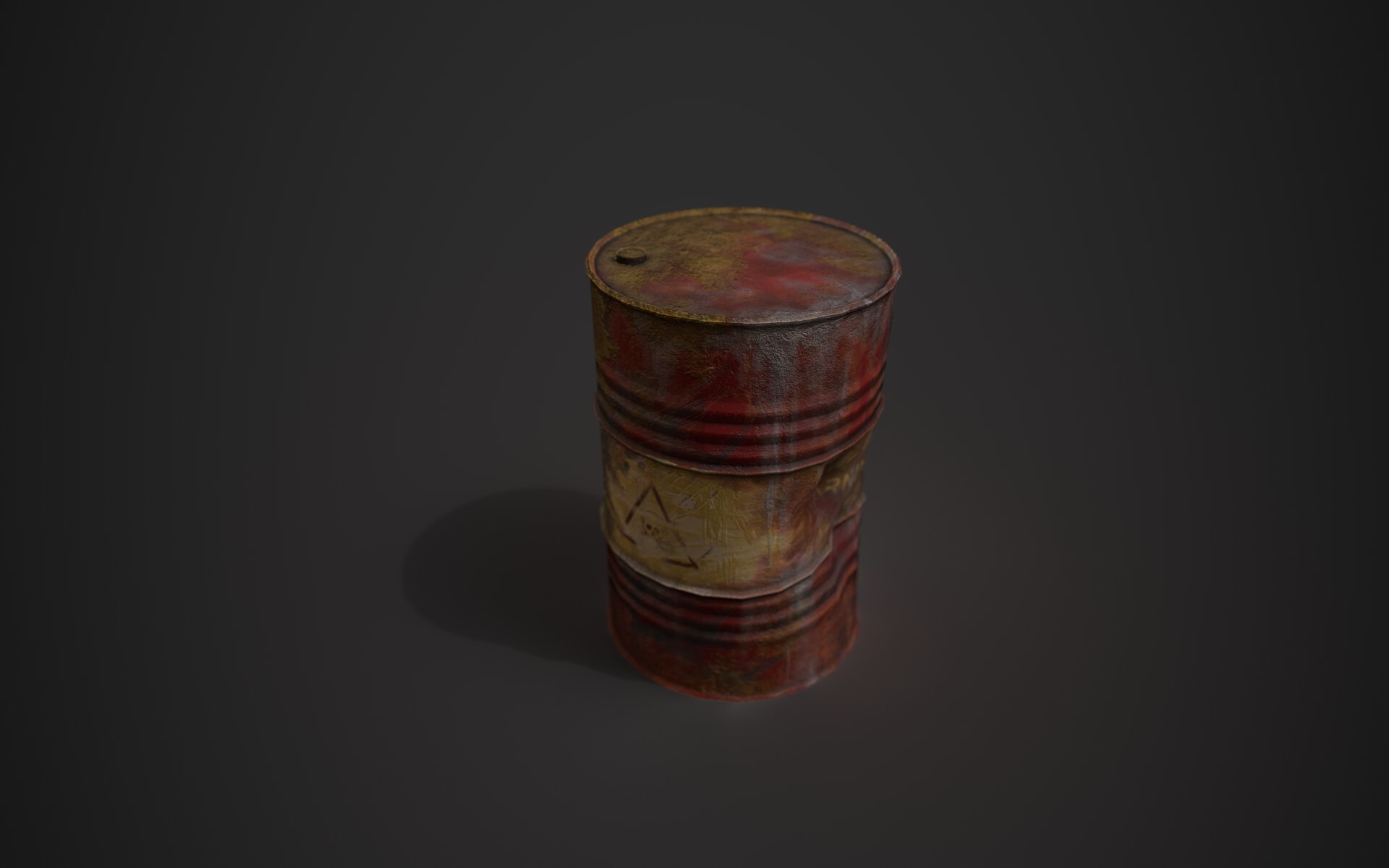 ArtStation - Metal barrel