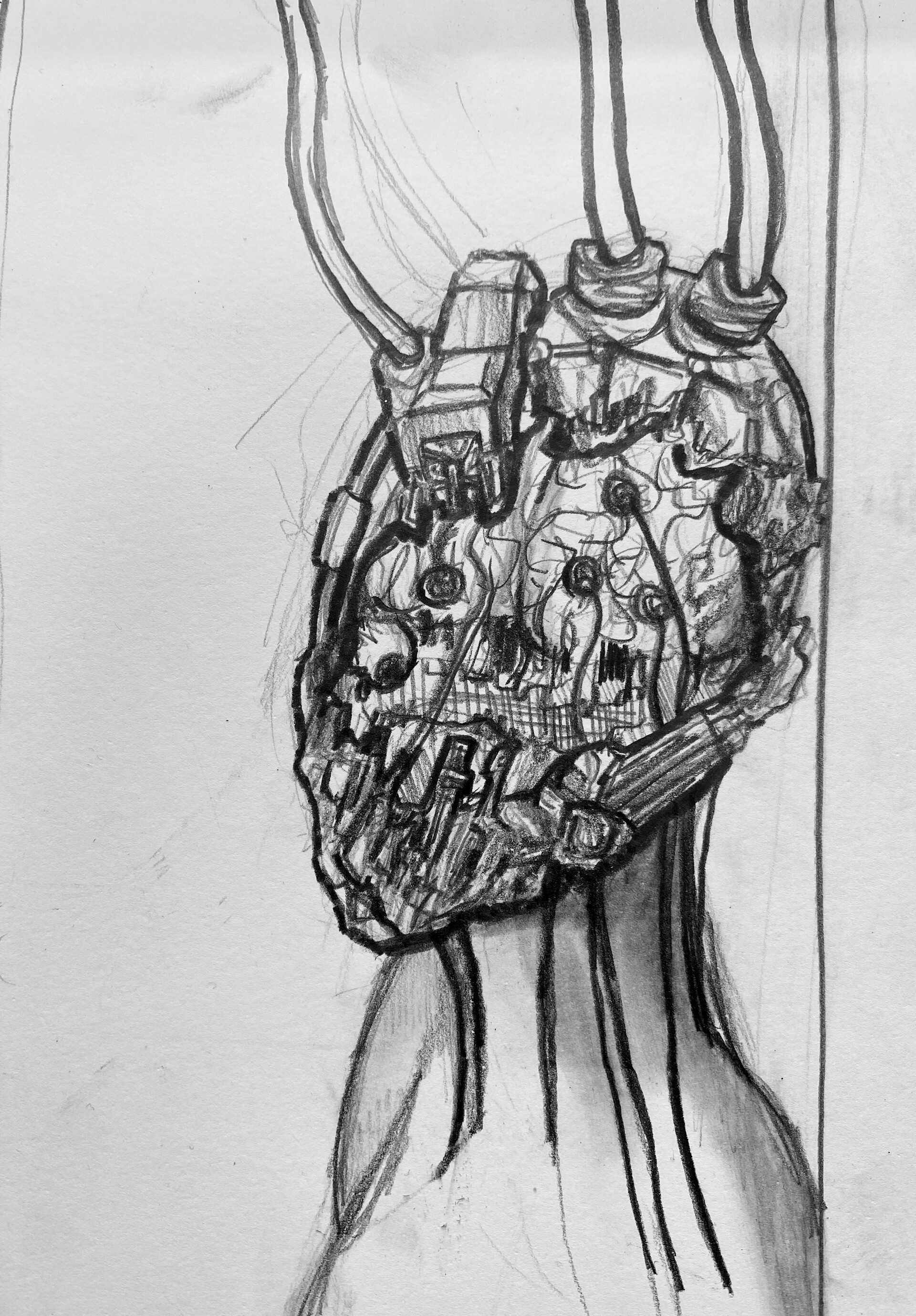 ArtStation - Cybernetic enhancement gone wrong