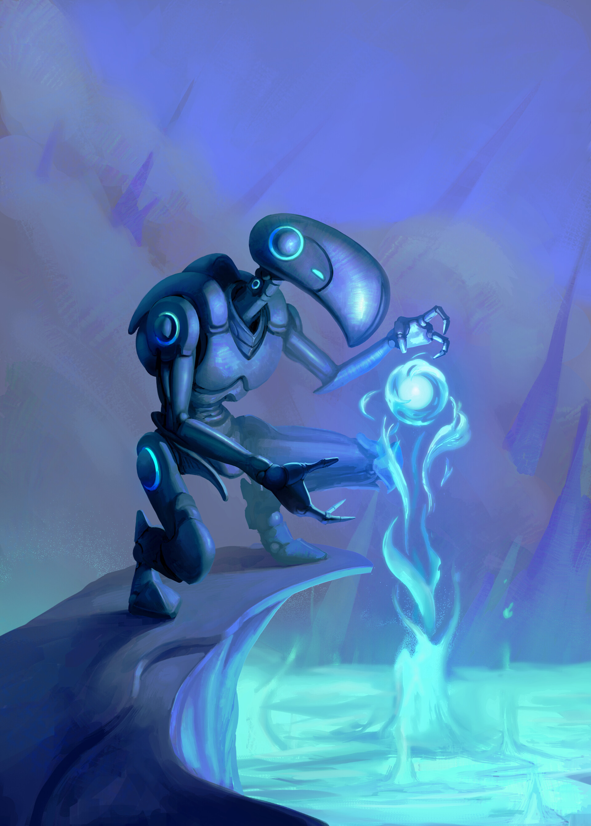 Thiago Moura Januário - Silver Reflection | Magic: Puzzle Quest.