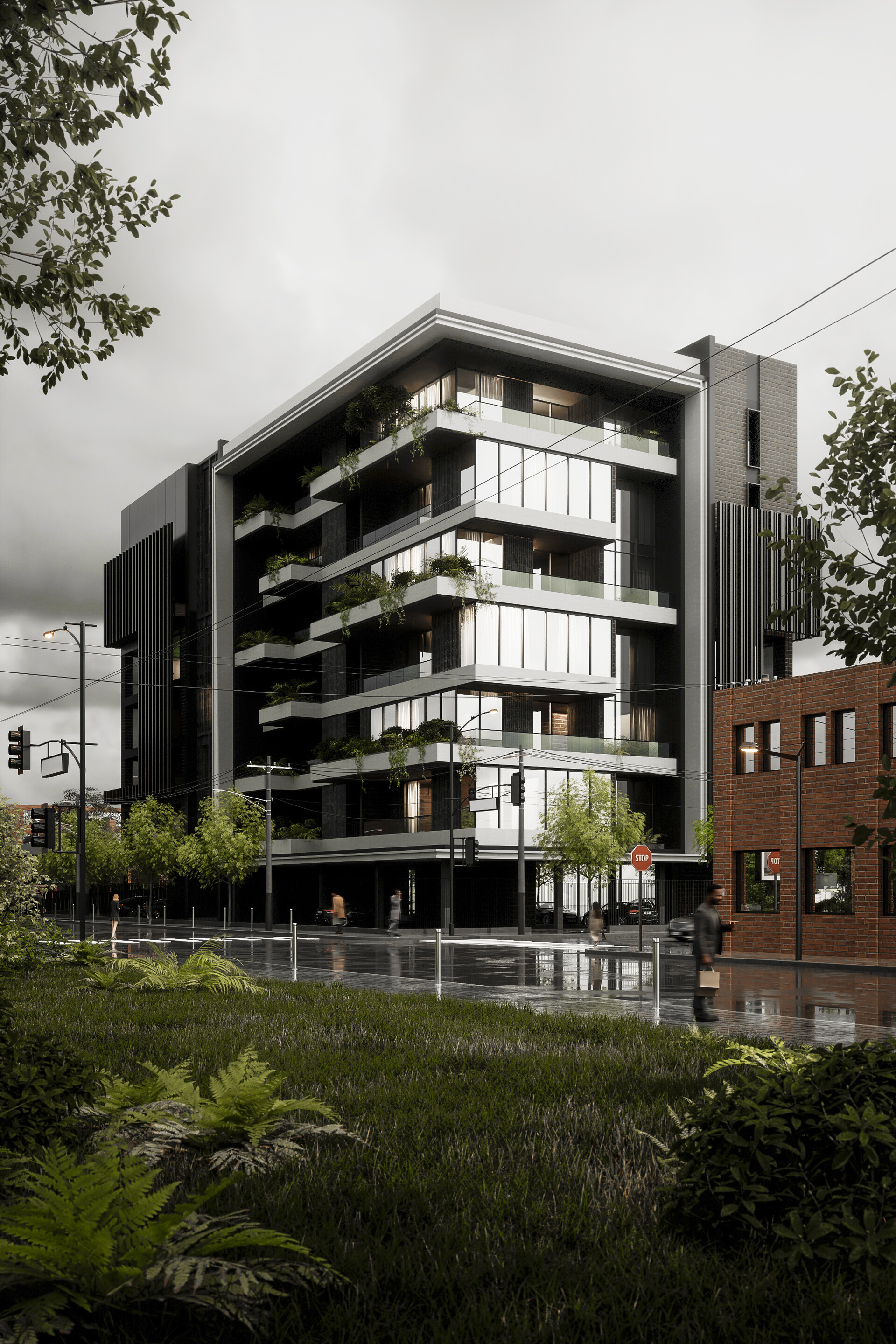 ArtStation - APARTMENT BUILDING CONCEPT