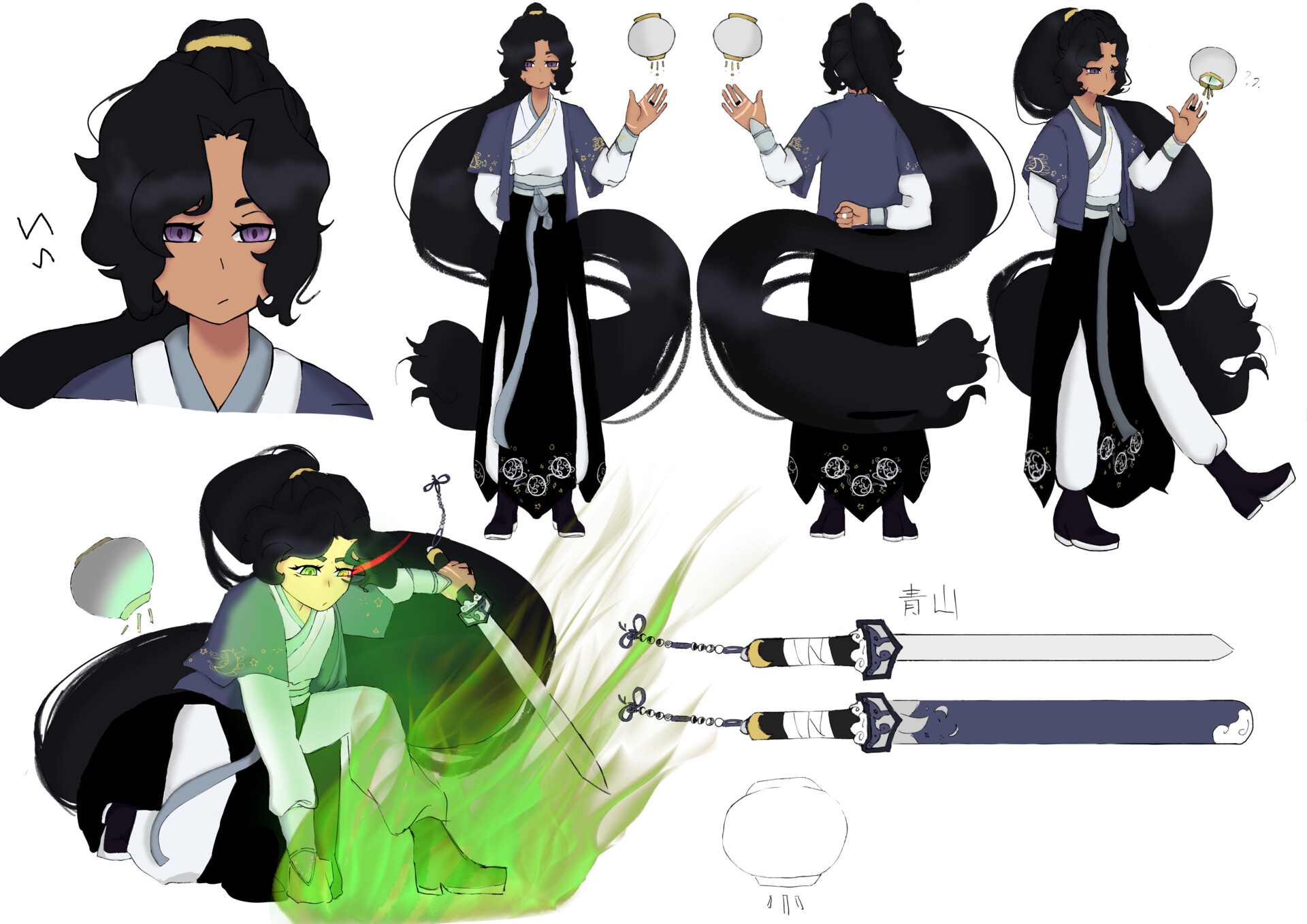 ArtStation - Fighting Game Character Design - Yelan