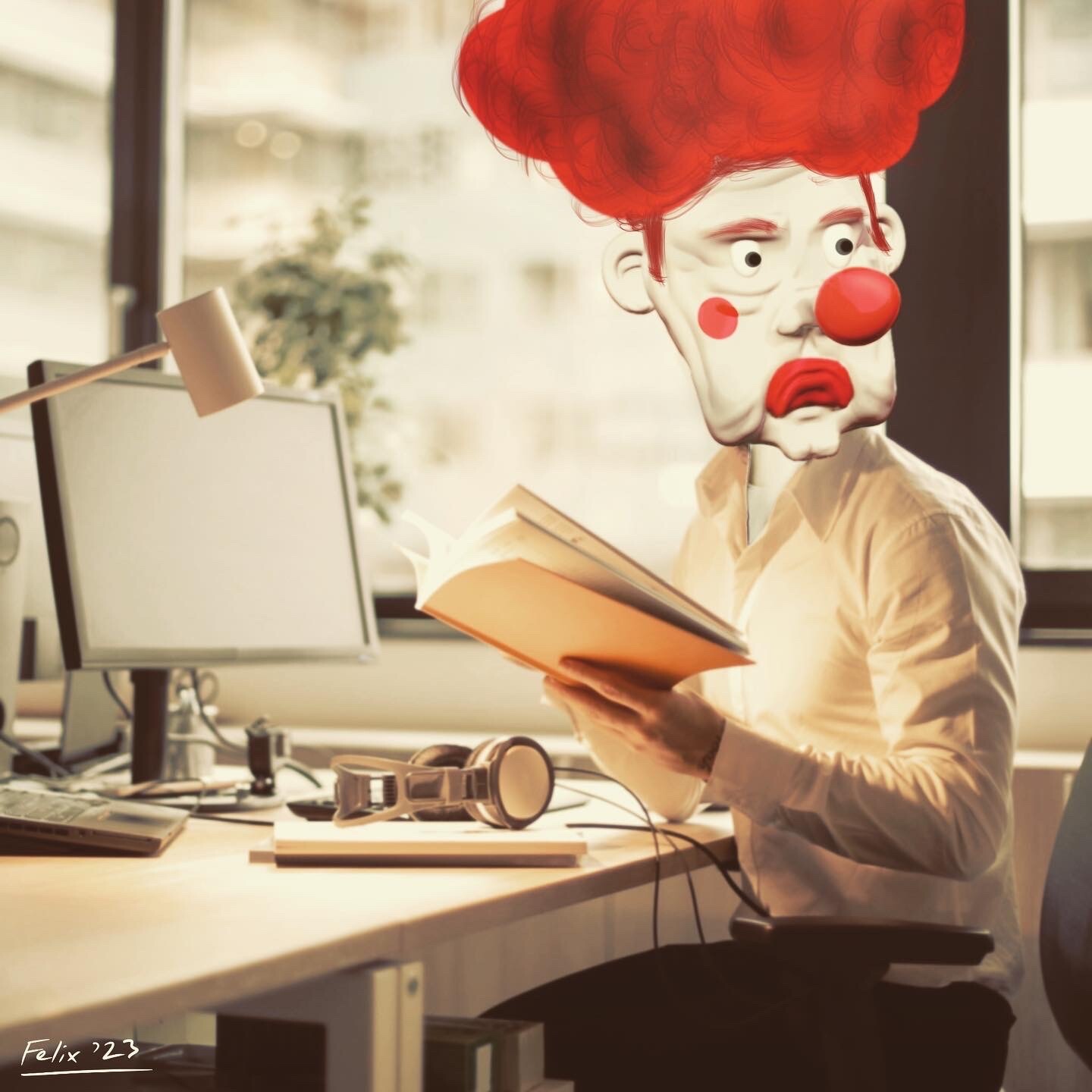 ArtStation - Office clown