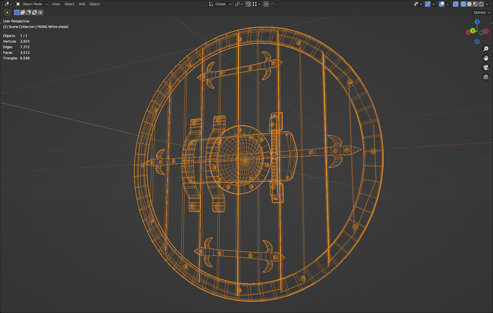 Imalka Randev - Medieval Shield(Game Ready)