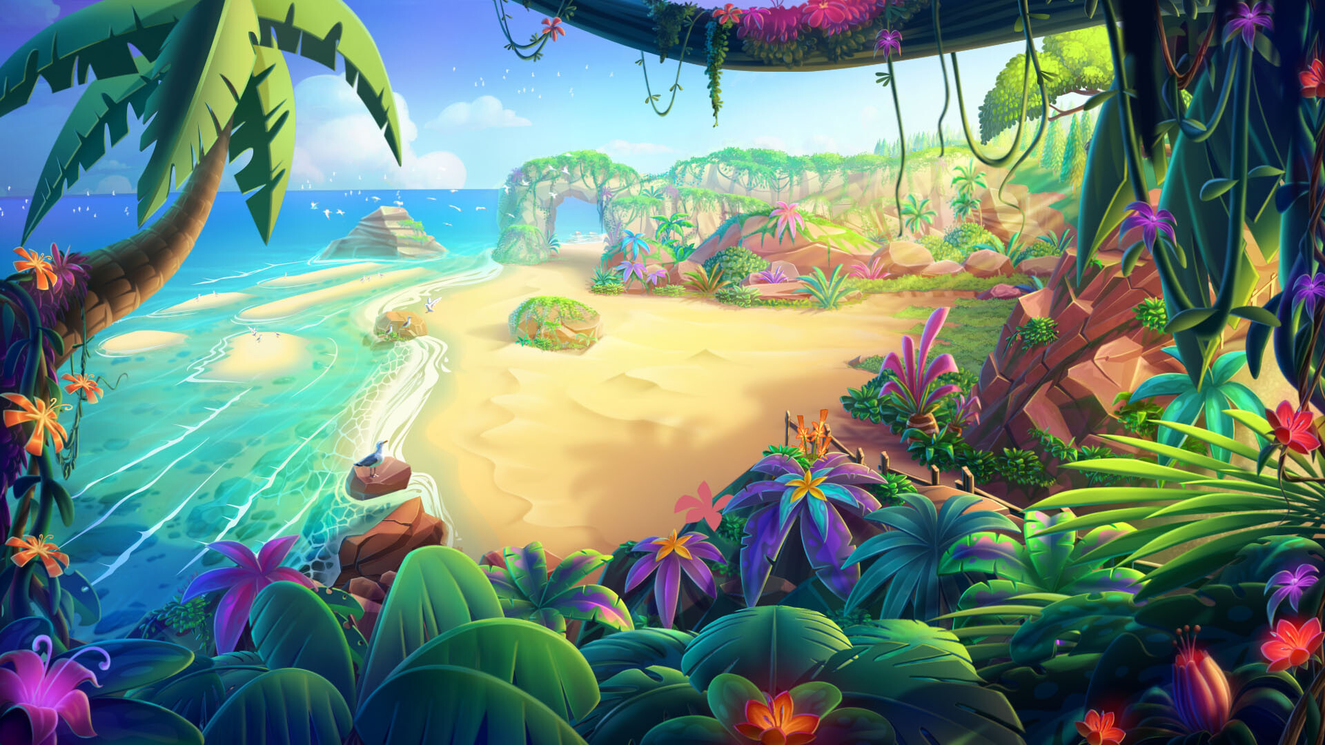 ArtStation - Beach Environment Art