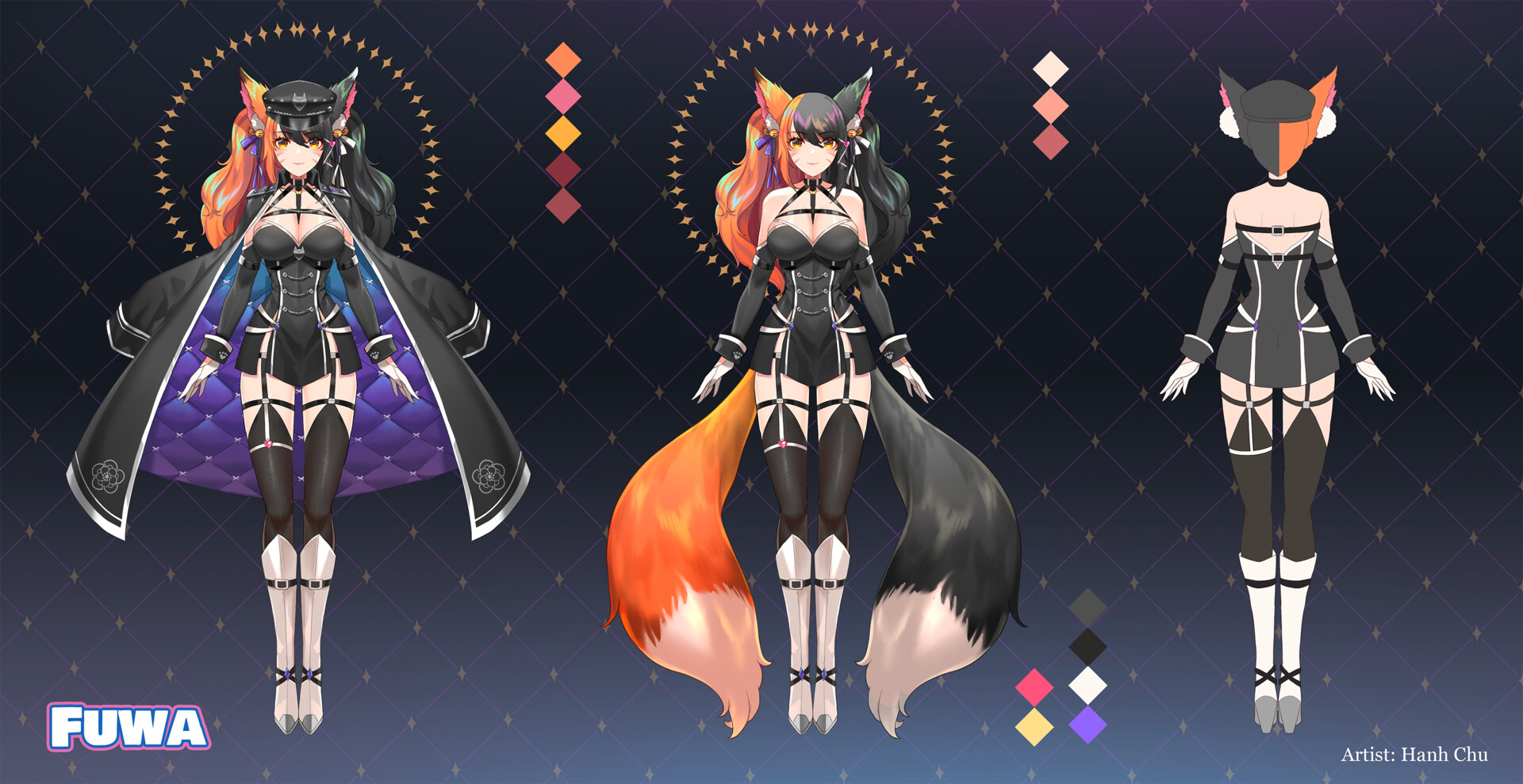 ArtStation - COMMISSION FOR CHARACTER DESIGN SHEET