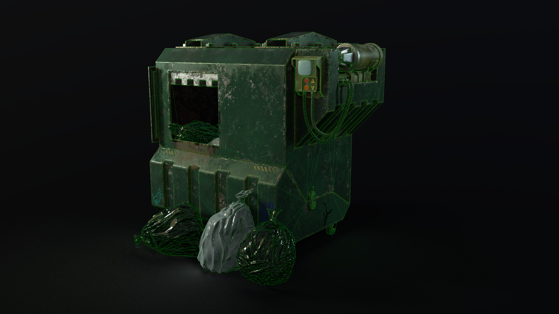 Weylan Weylan - Dumpster Game Asset