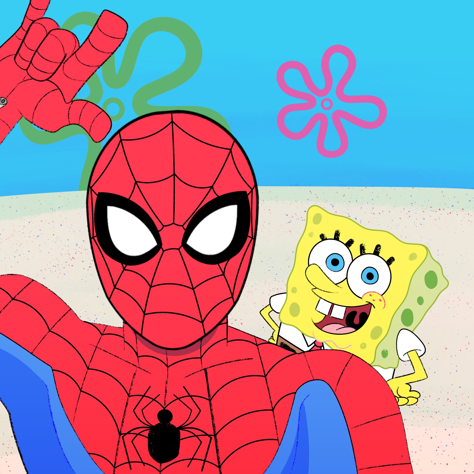 Spongebob Vs Spiderman