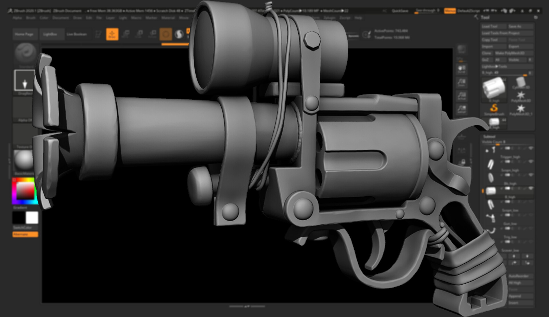 ArtStation - Old Pistol