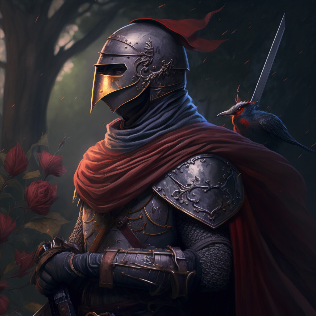 ArtStation - Knight and Bird