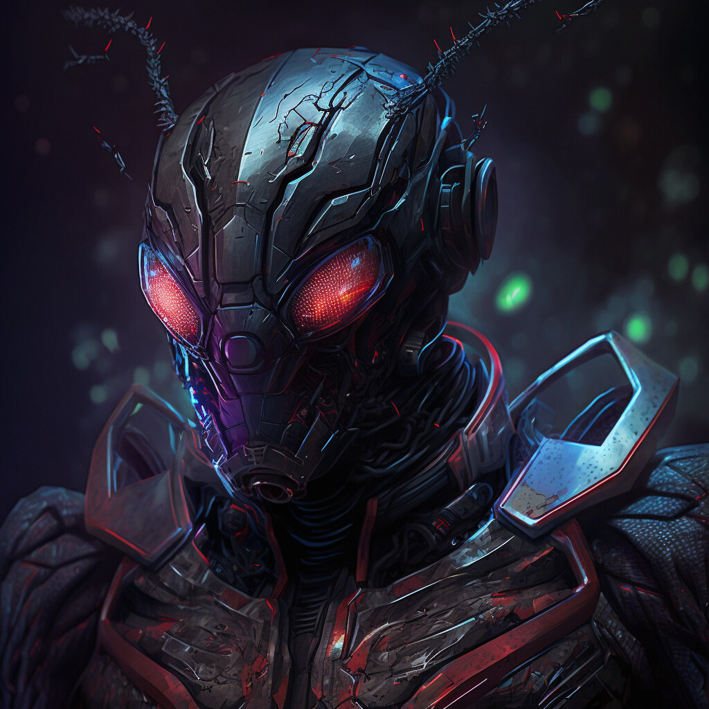 ArtStation - Ant-Man in Dark Sci-Fi style