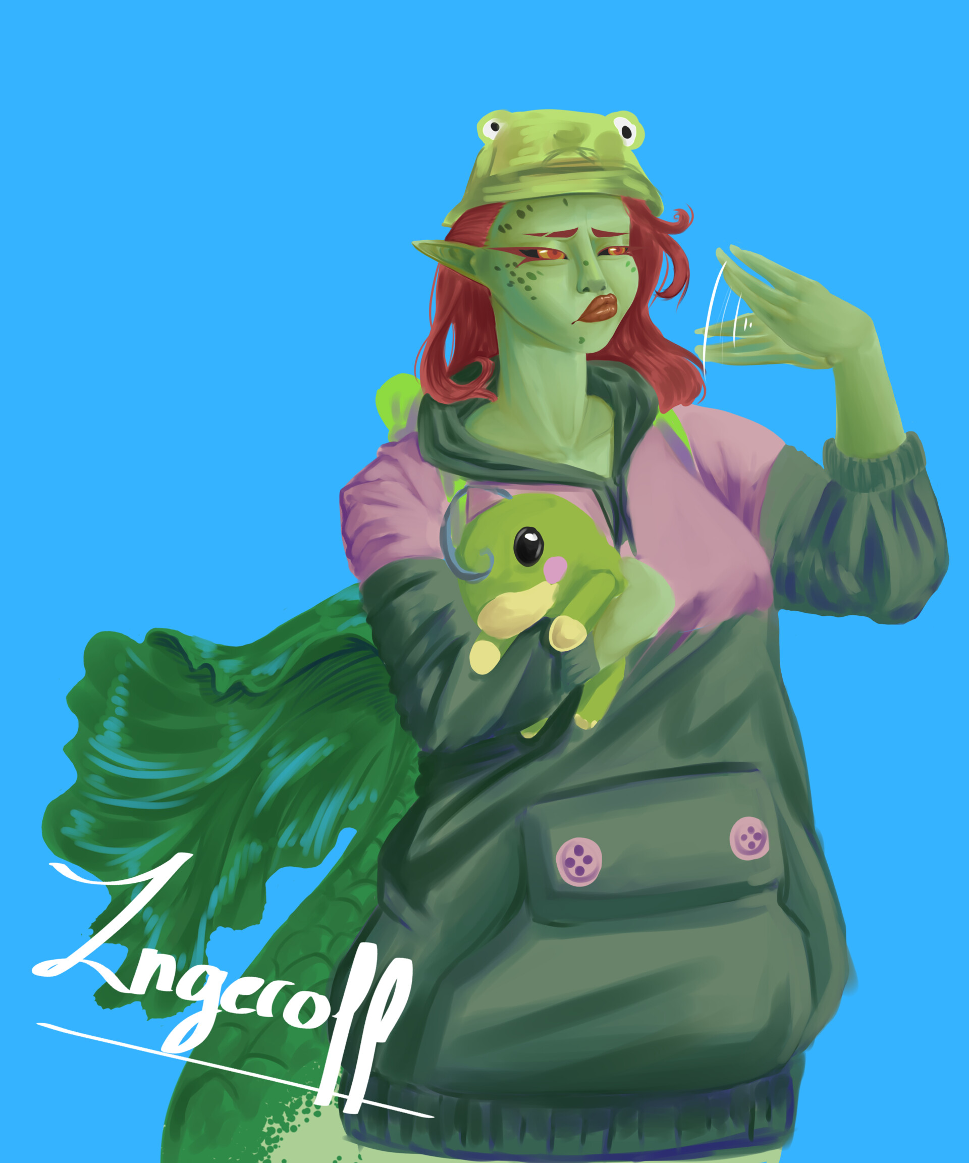 ArtStation - [Nami The Tidecaller] Hot day