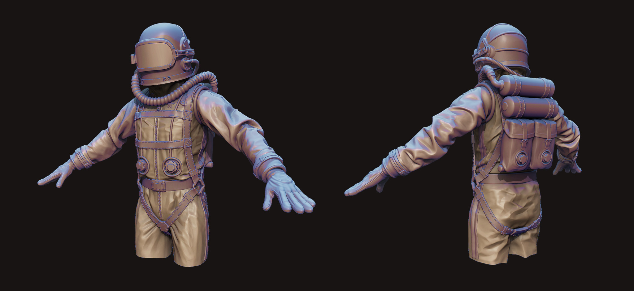 Alessandro Briglia - Project Crash Landing _ Cosmonaut (Personal project)