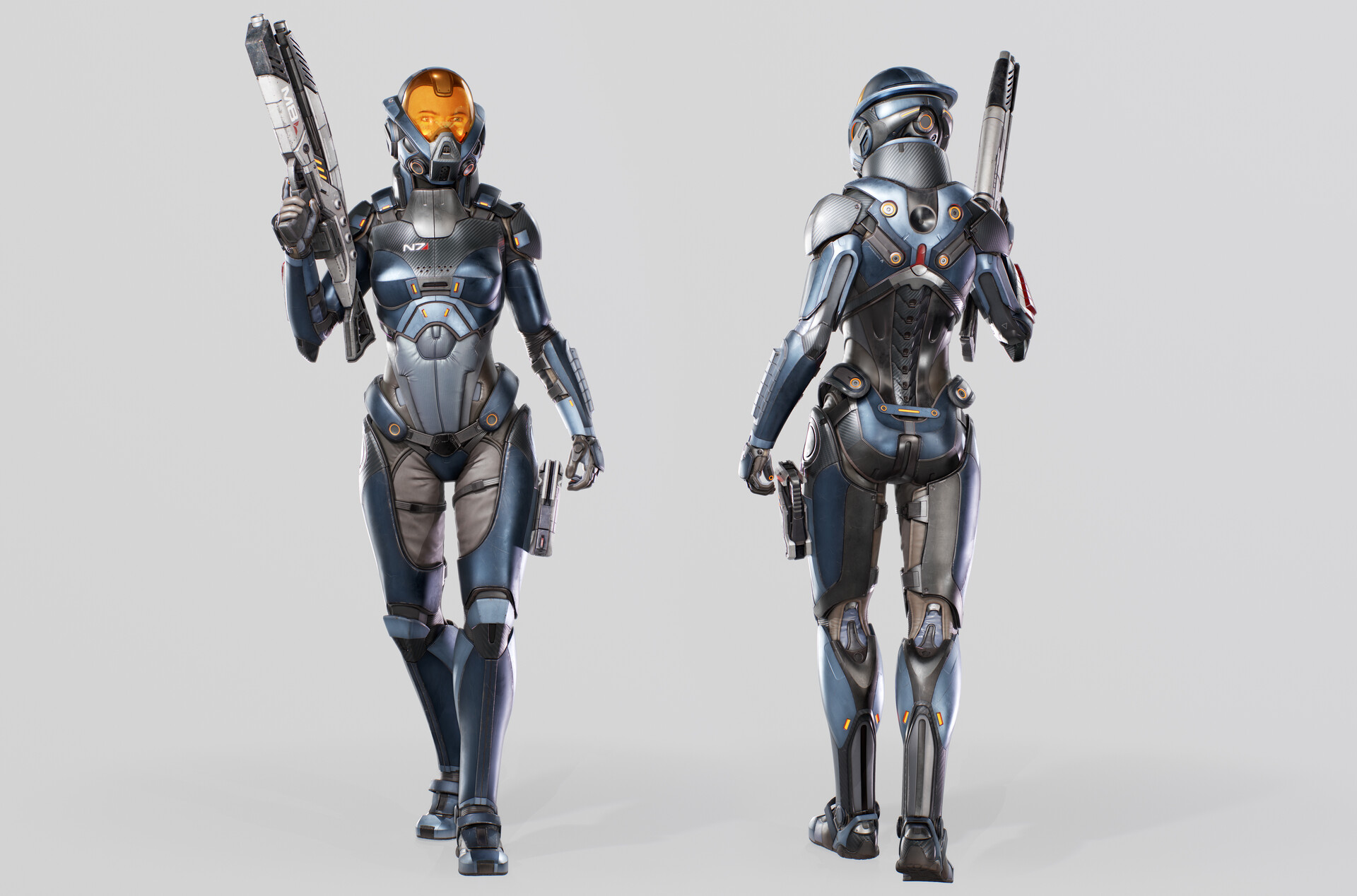 Richard Bryce Gore - N7 Soldier: Mass Effect Fan Art