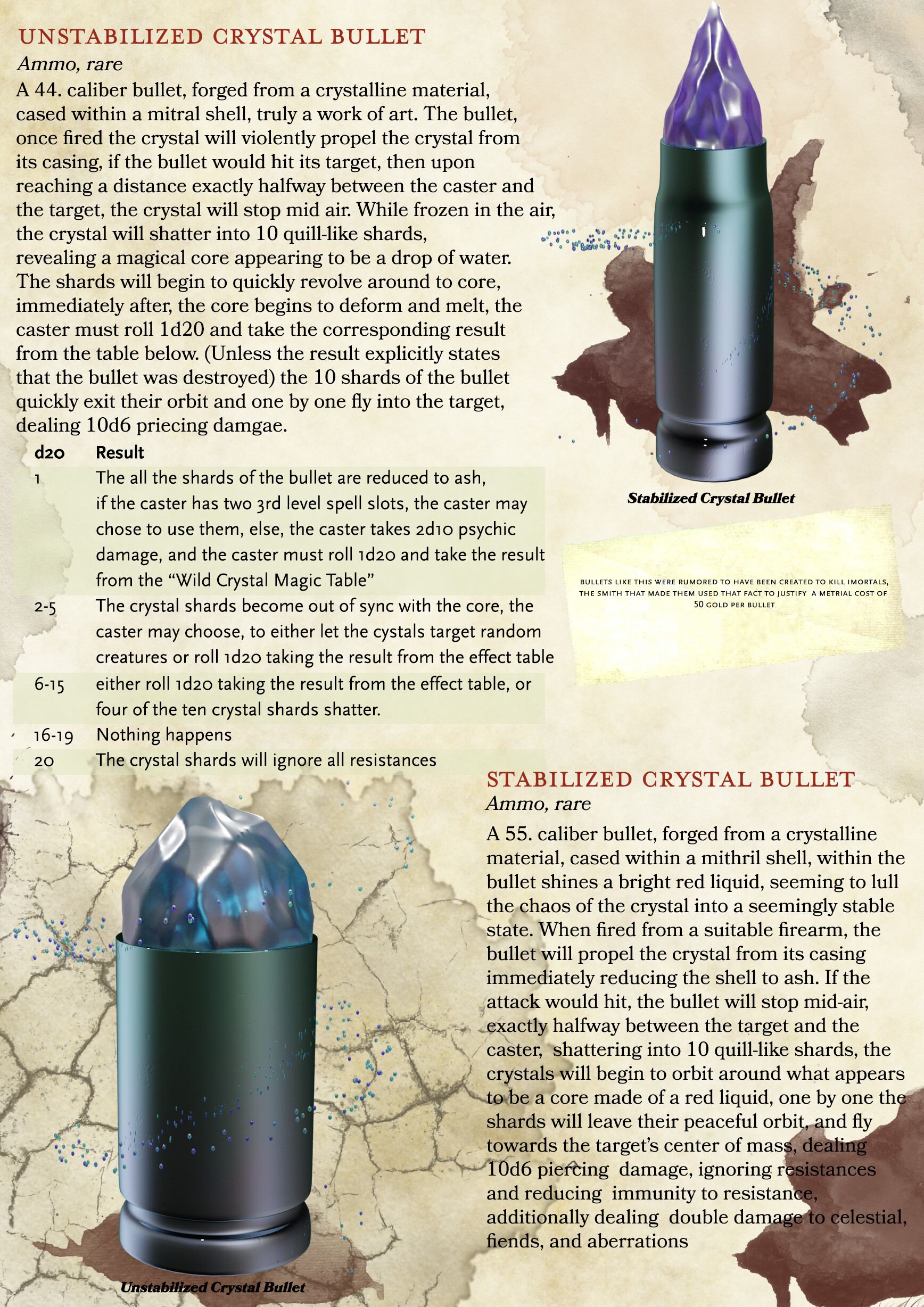 ArtStation - Crystal Bullets