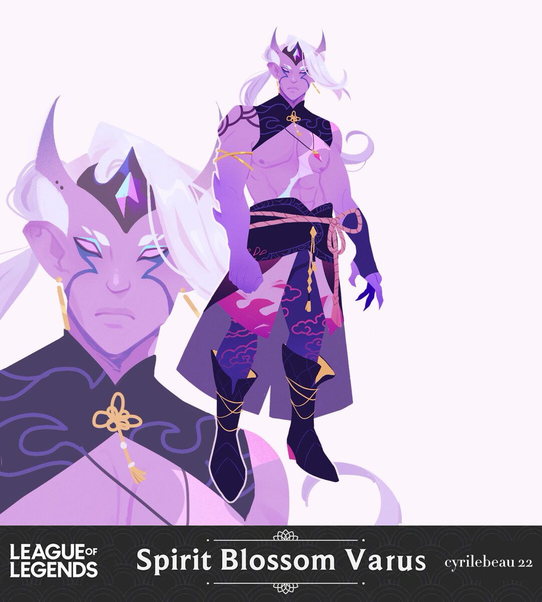 ArtStation - Varus- Spiric Blossom Fanskin Design