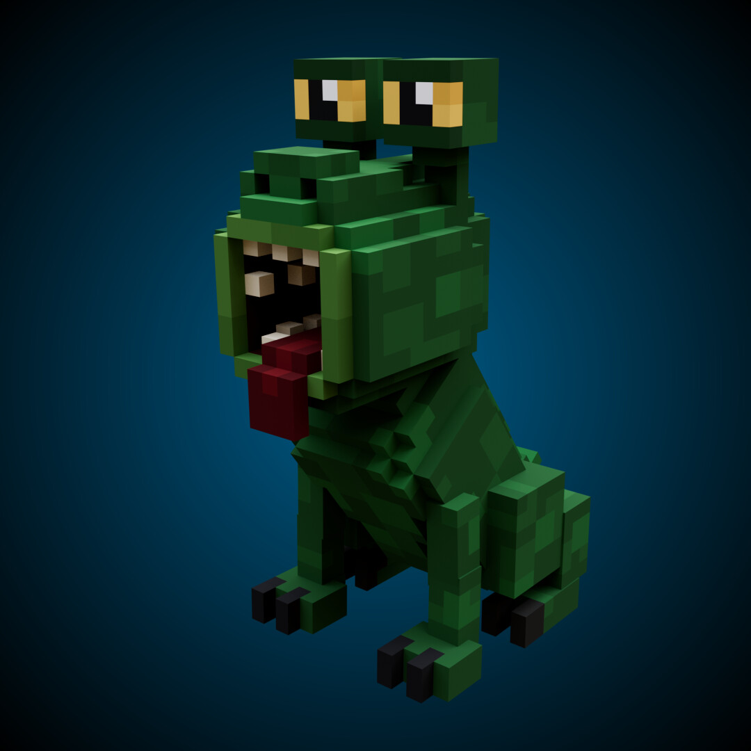 Karafuto - Voxel Alien Dog