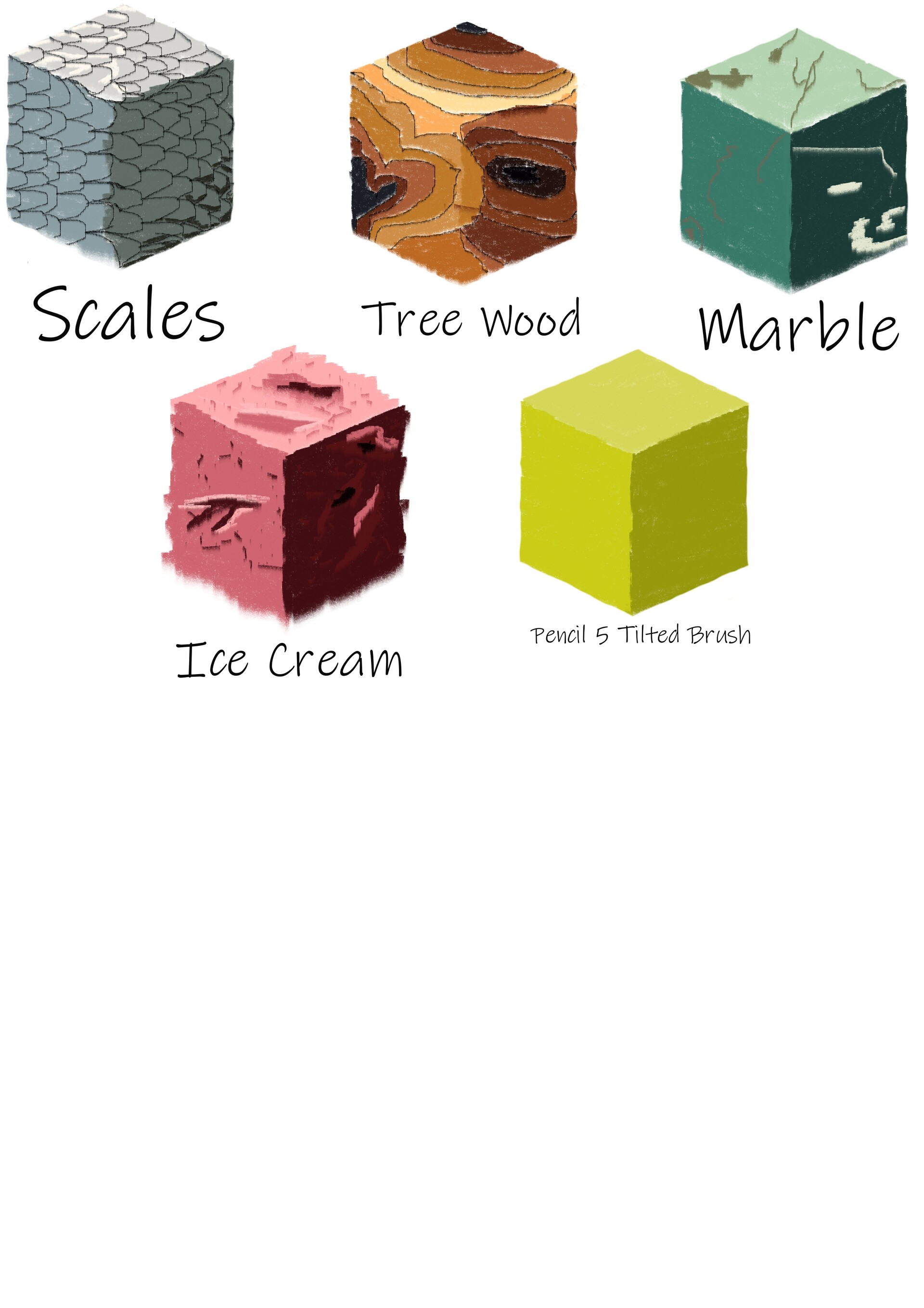 ArtStation - Textured Cubes