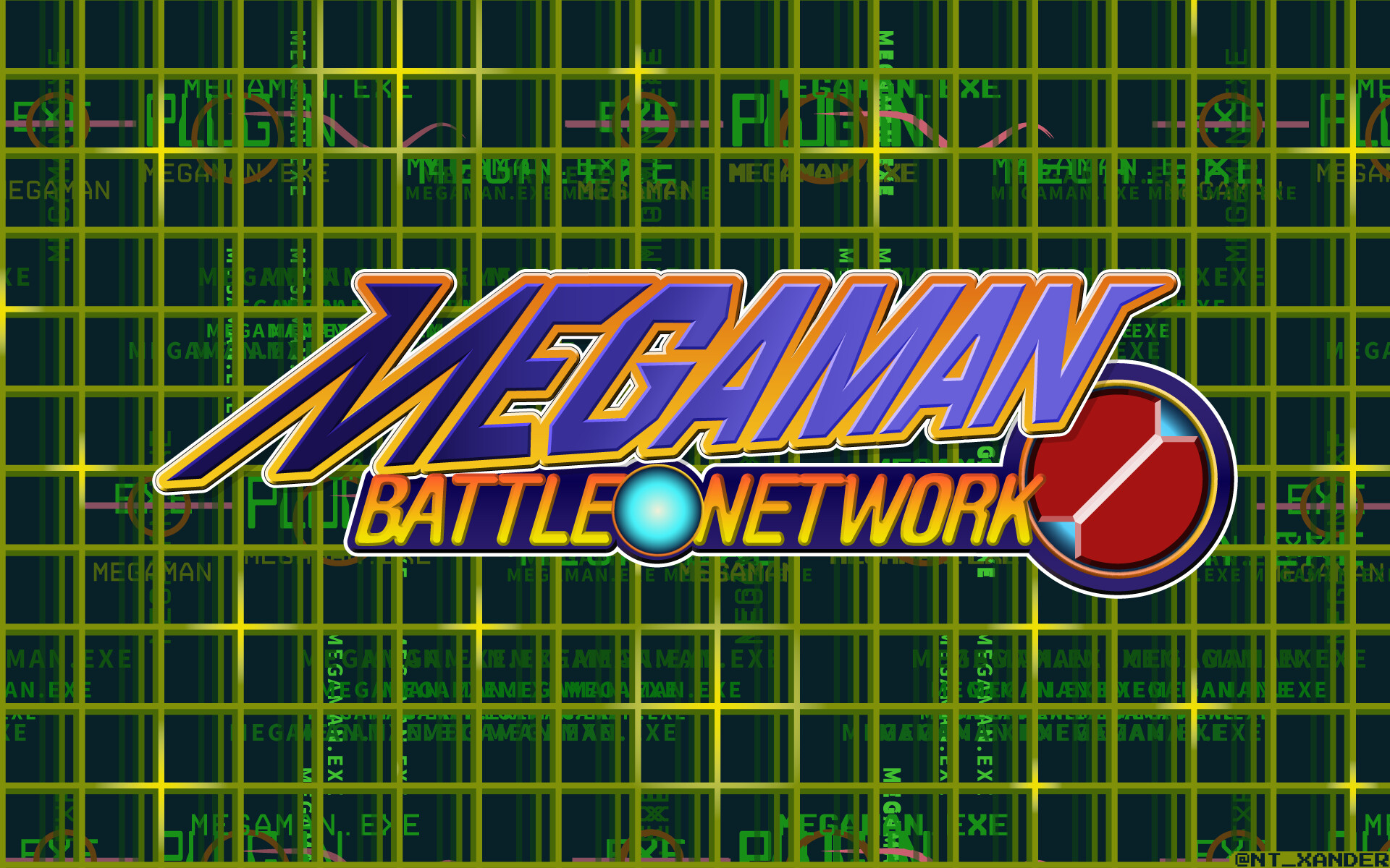 ArtStation - Vector Logo Recreation - Megaman Battle Network