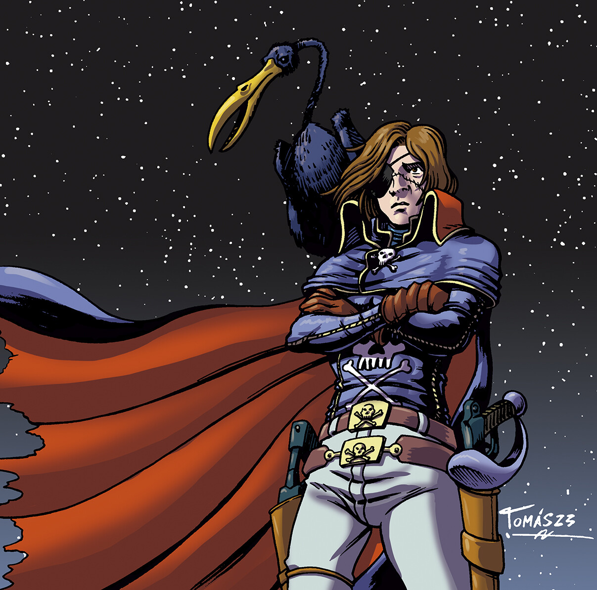 ArtStation - Captain Harlock color