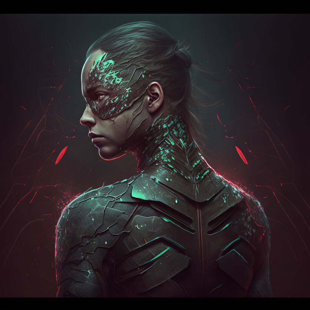 ArtStation - Cyborg assassin by Midjourney