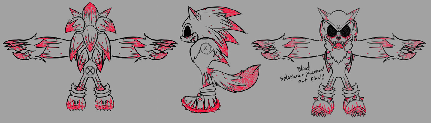 evil werewolf sonic