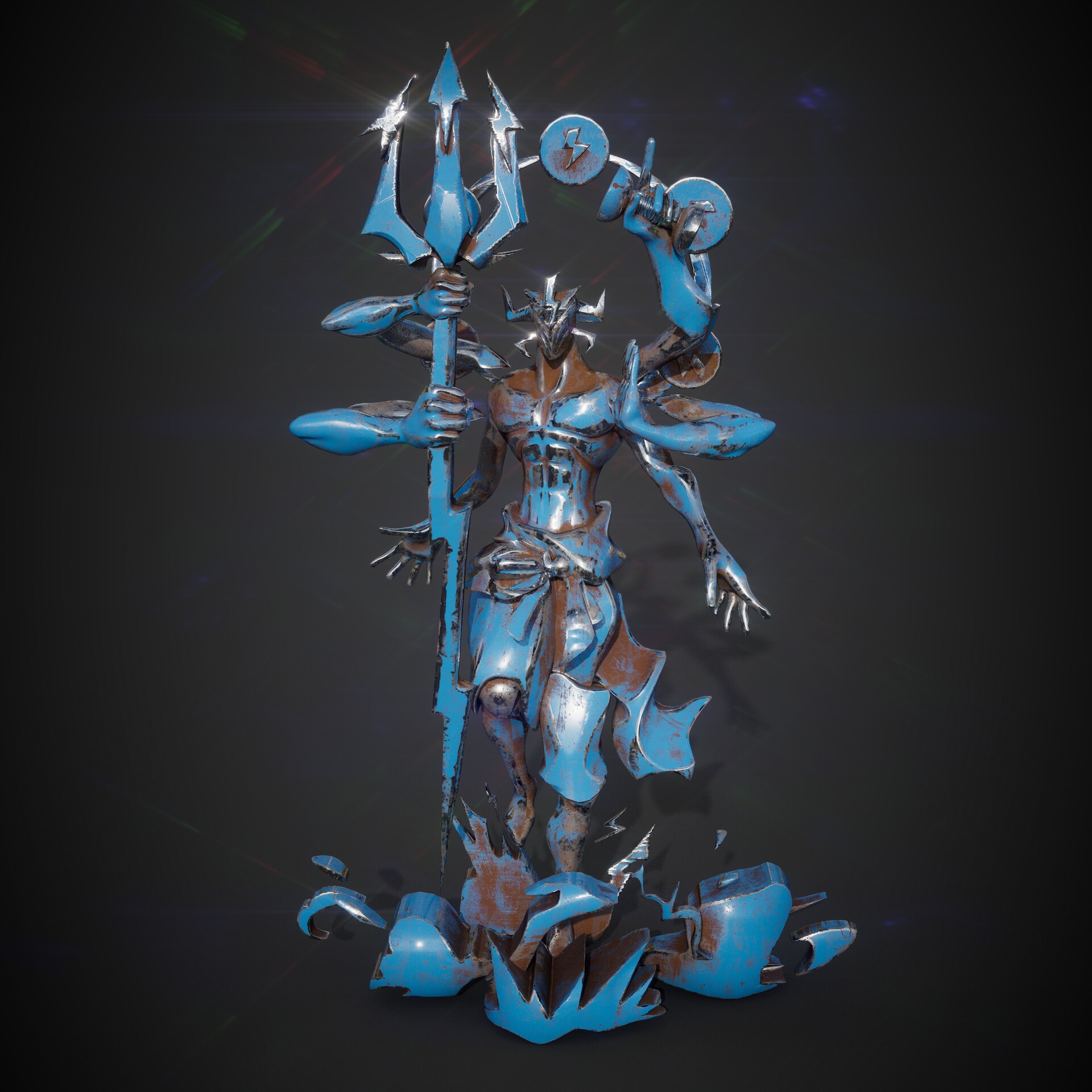 ArtStation - electric demon