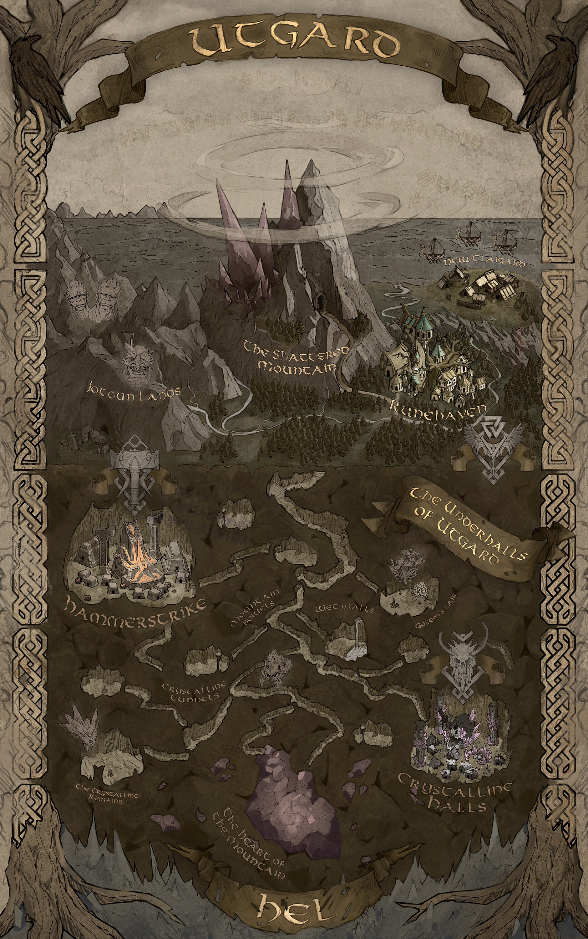 ArtStation - Utgard Map