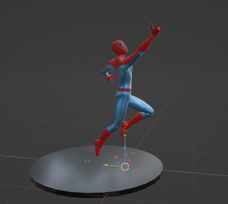 ArtStation - pose study spiderman