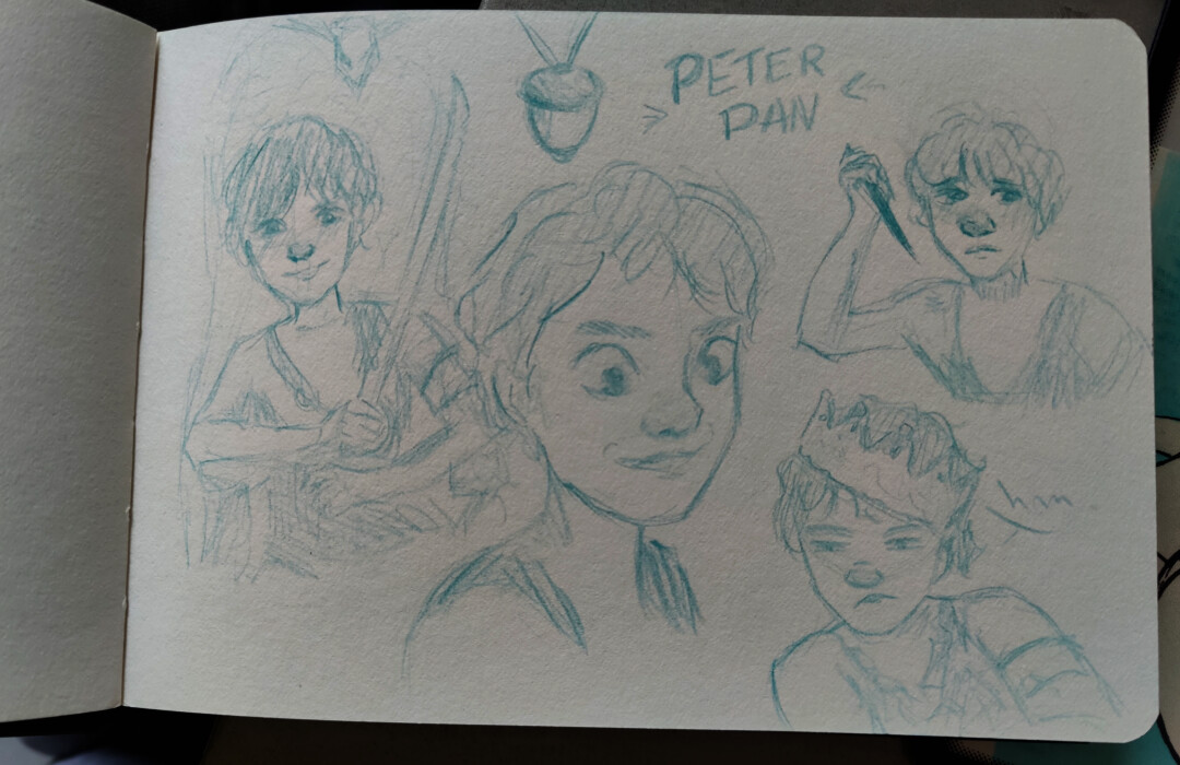 ArtStation - Peter pan 2003 sketchs 🧚