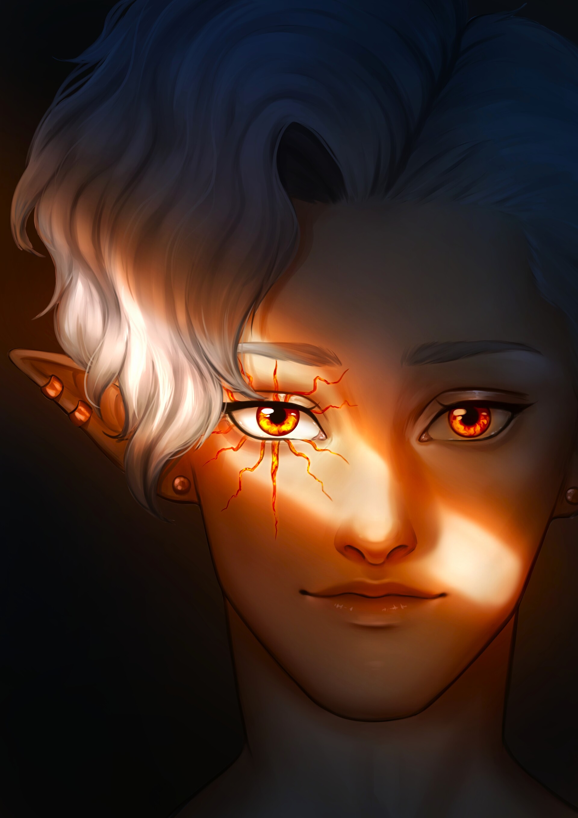 ArtStation - Original Character - Soren's portrait