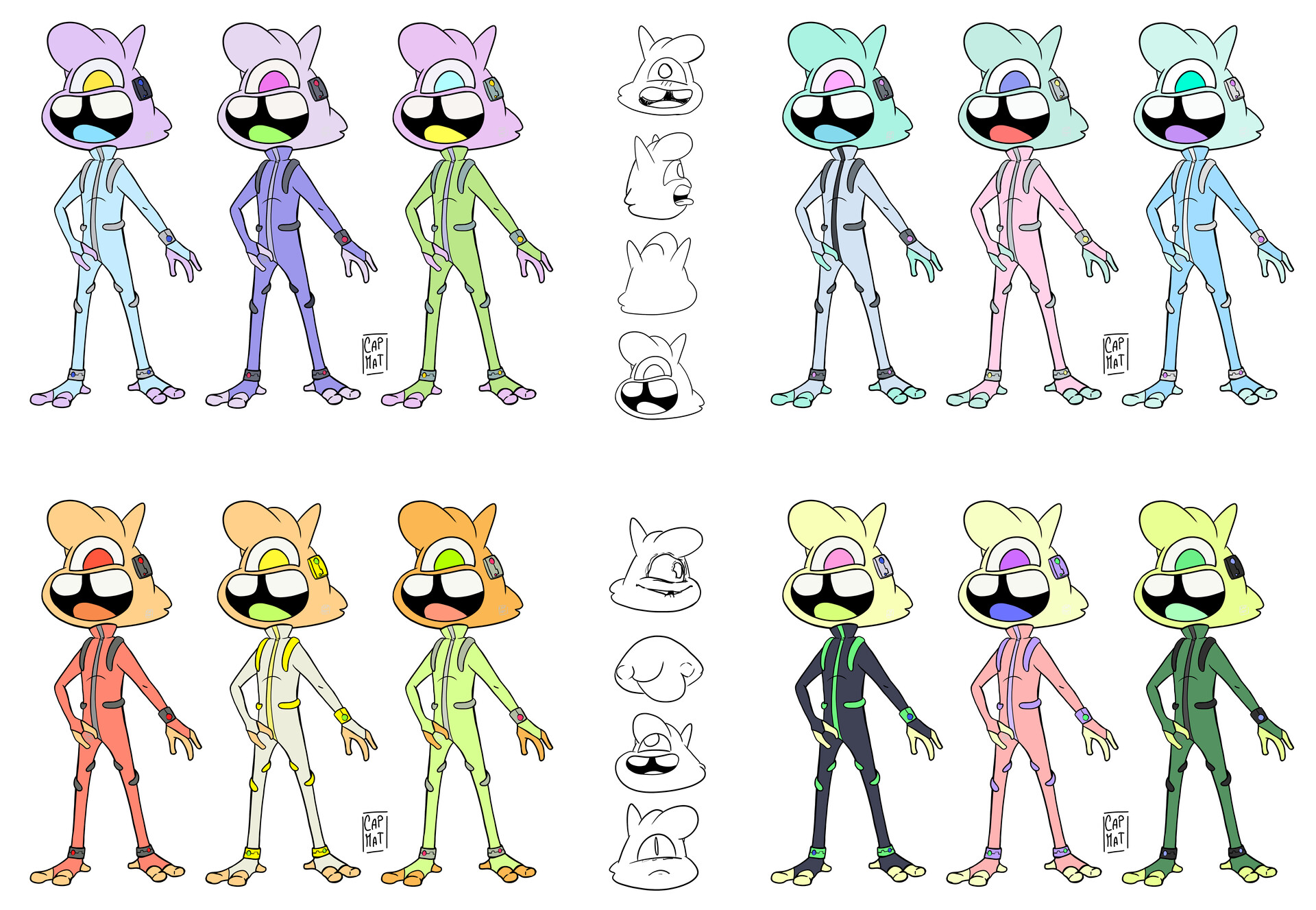 ArtStation - Study Color Alien