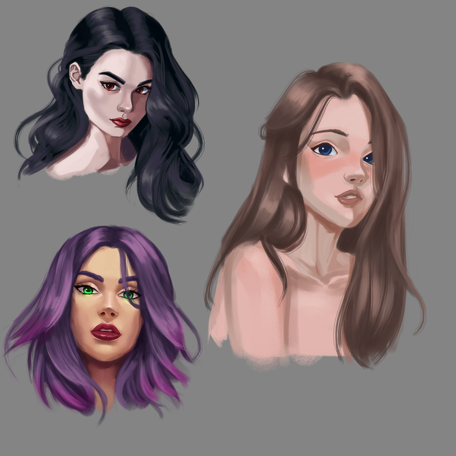 ArtStation - Study portraits