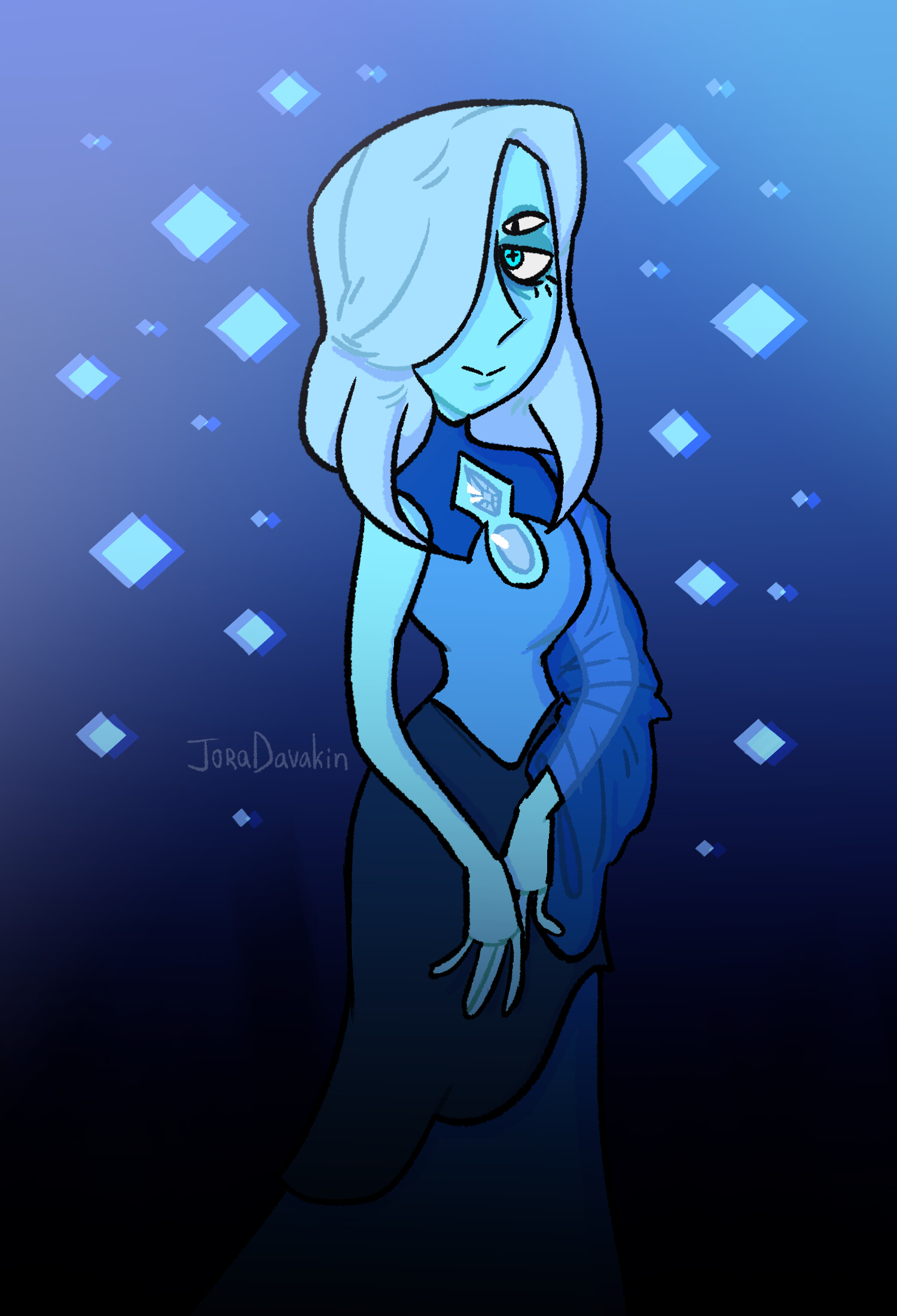 ArtStation - Blue Diamond+Blue Pearl