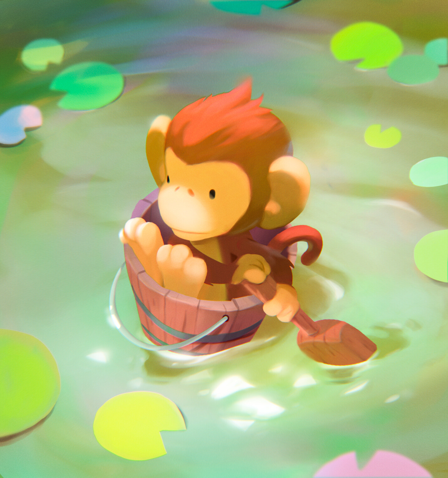 ArtStation - Bucket Monkey