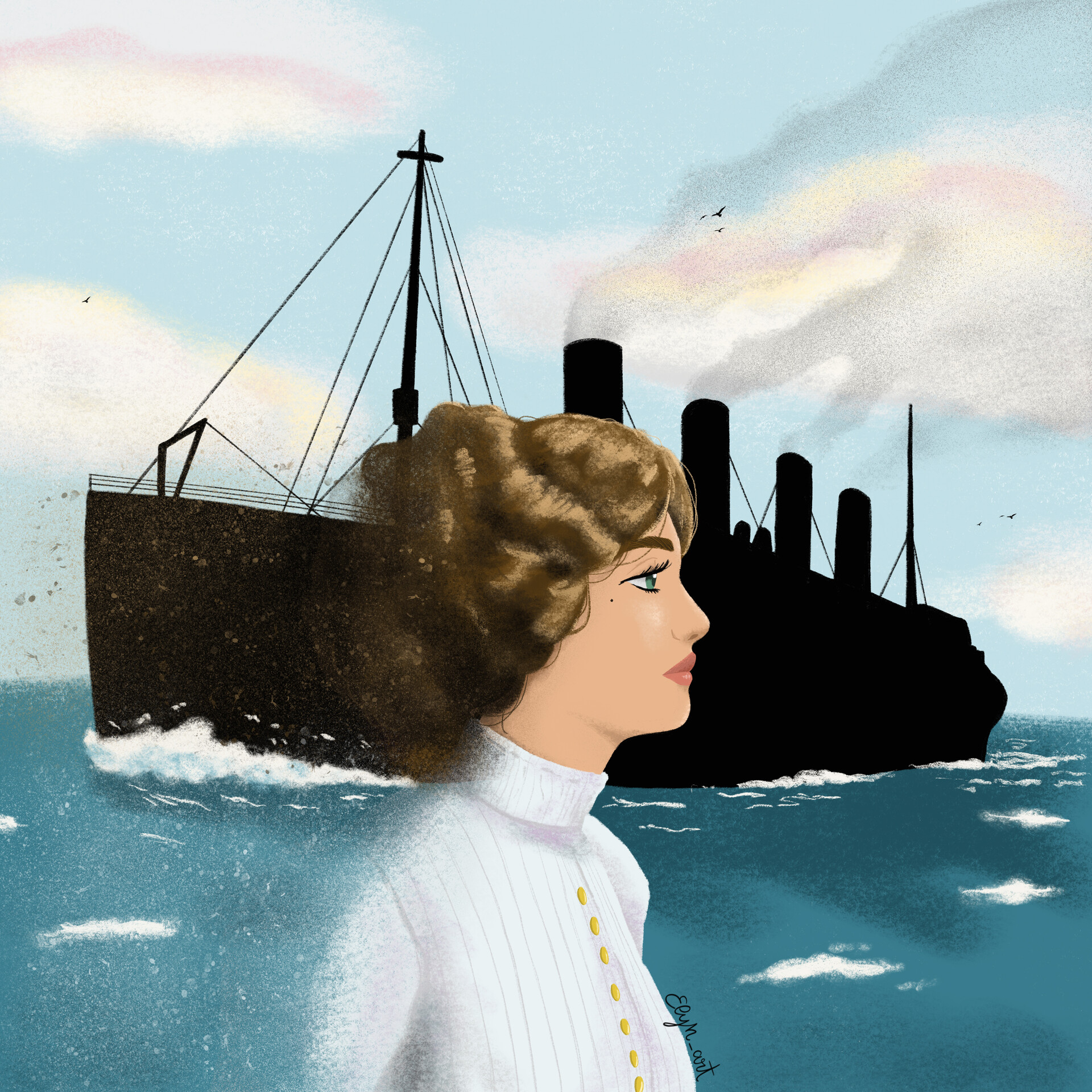 ArtStation - Titanic Victims Tribute