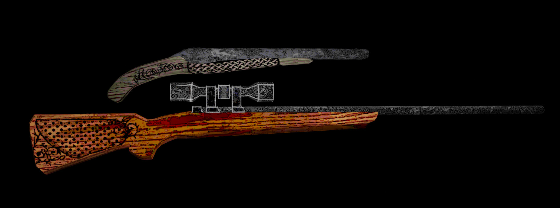 ArtStation - PSX1 Shotgun & Hunting Rifle