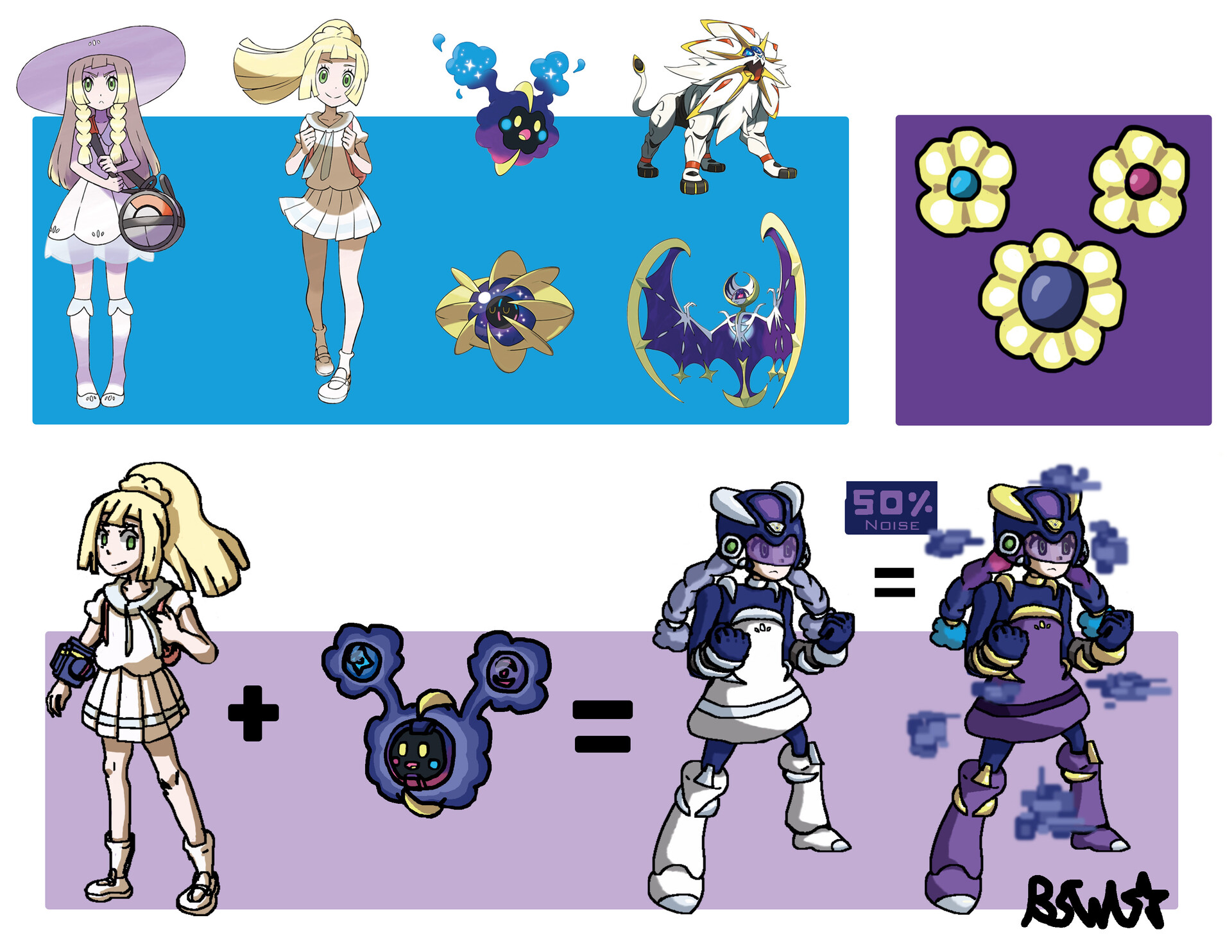 ArtStation - Lillie X Cosmog Wave Change