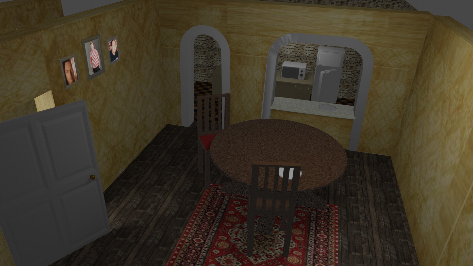 Resident Evil Dining Room