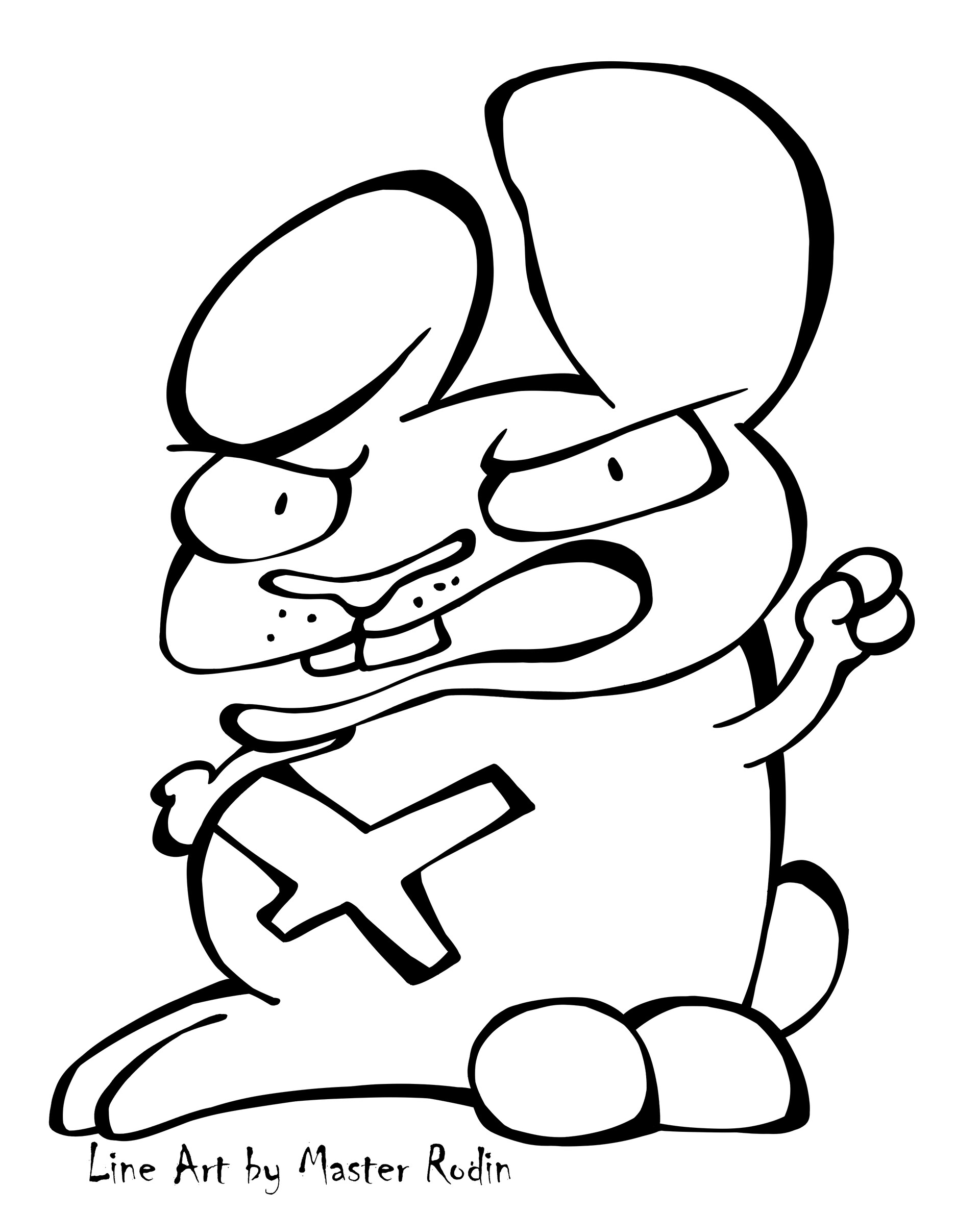 Rabbids Invasion Coloring Pages
