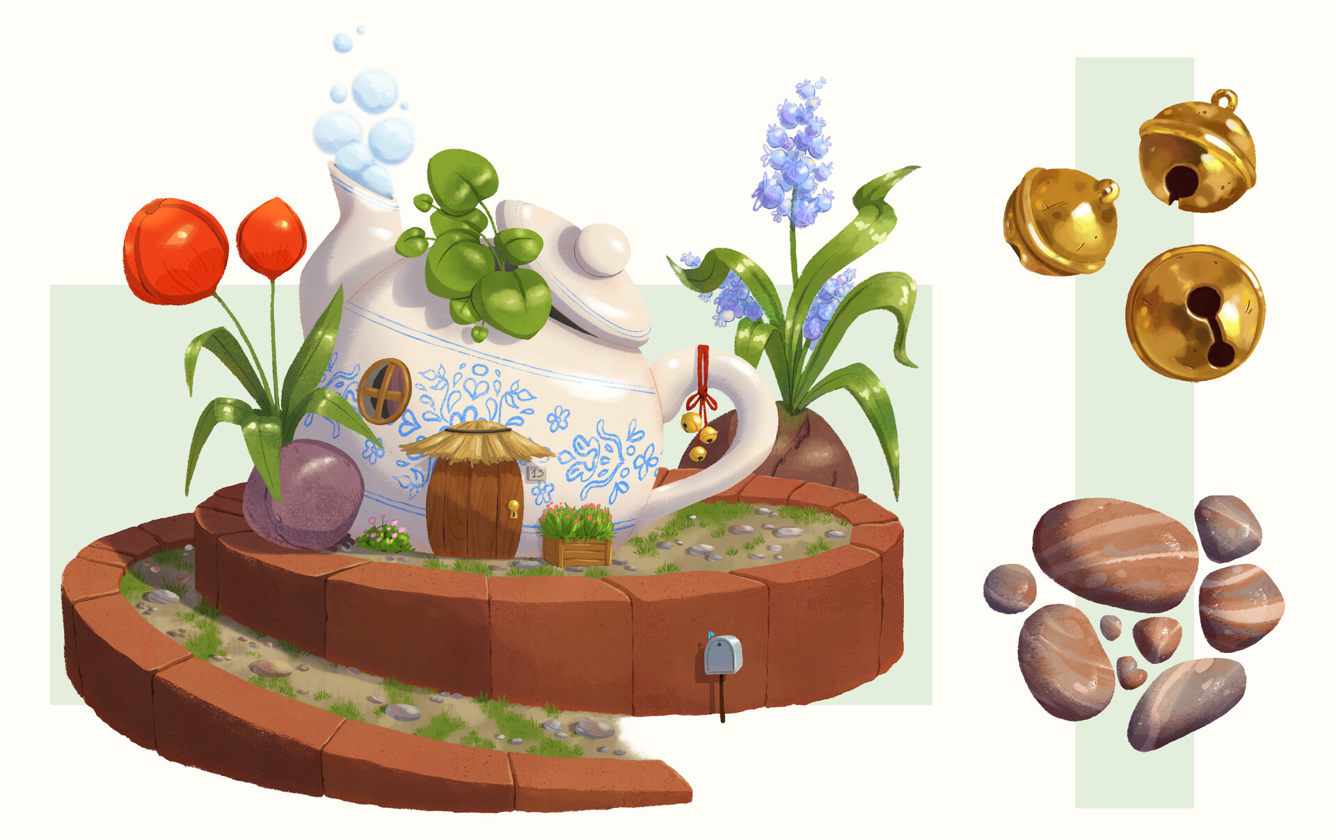 ArtStation - Teapot house