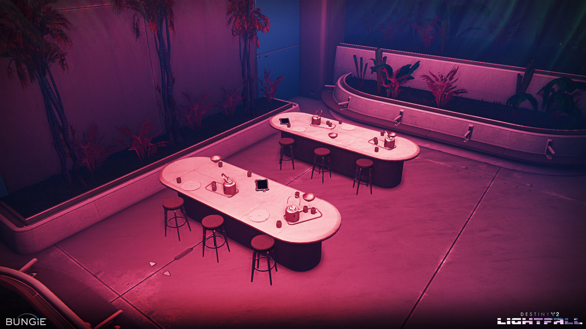 Aaron Cruz - Destiny 2: Lightfall | Neomuna Nightclub Detail-Props