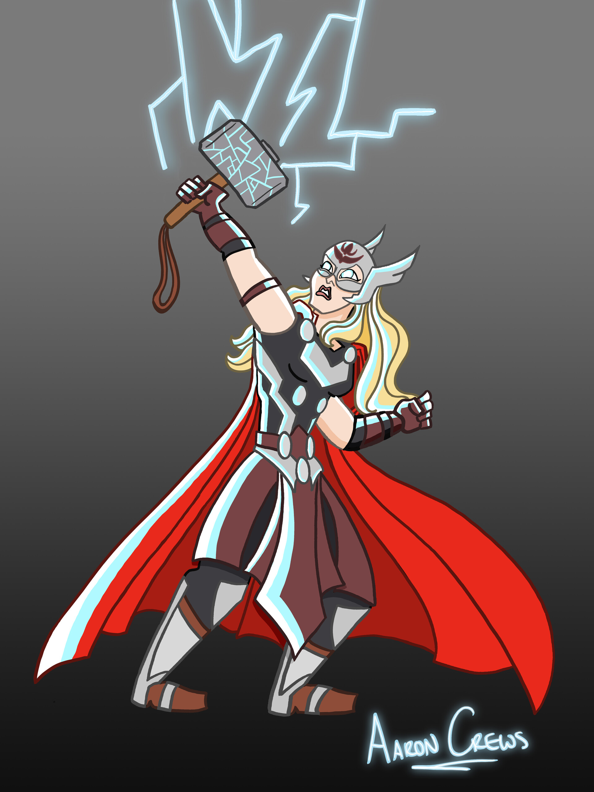 ArtStation - Mighty Thor (Jane Foster)