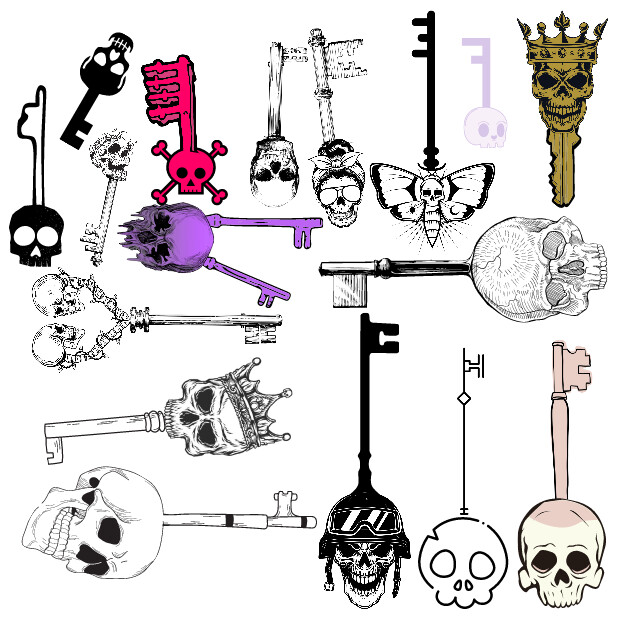 ArtStation - skeleton keys