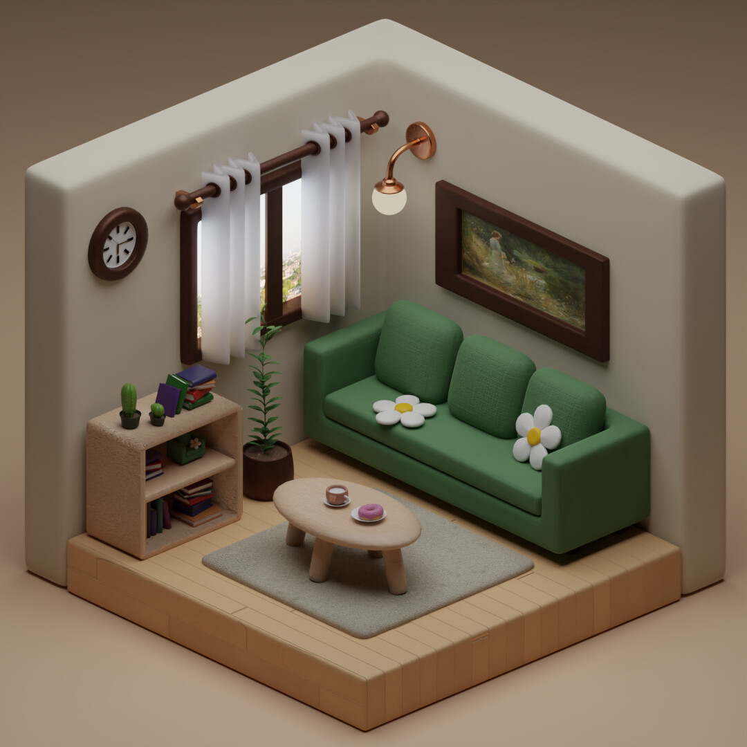 ArtStation - LIving room