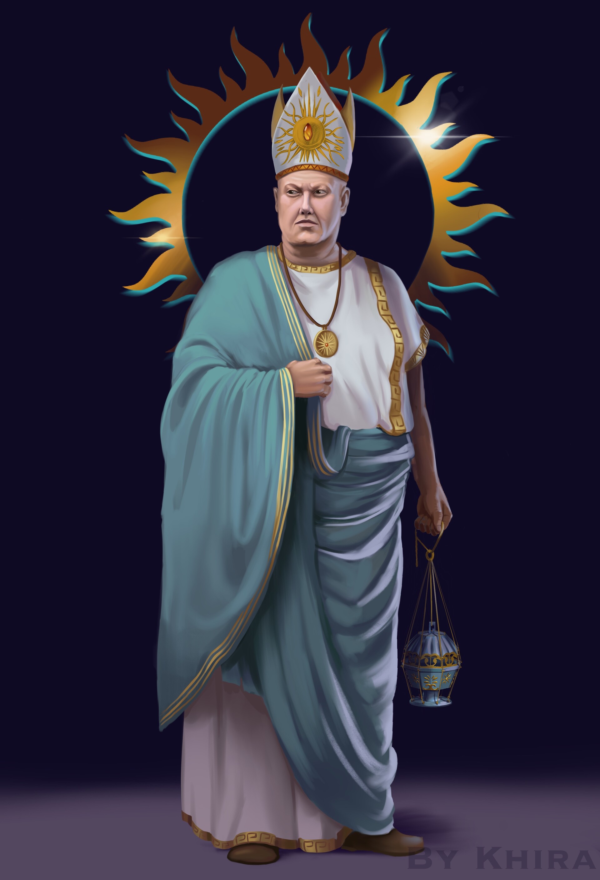 ArtStation - High Priest of the Sun